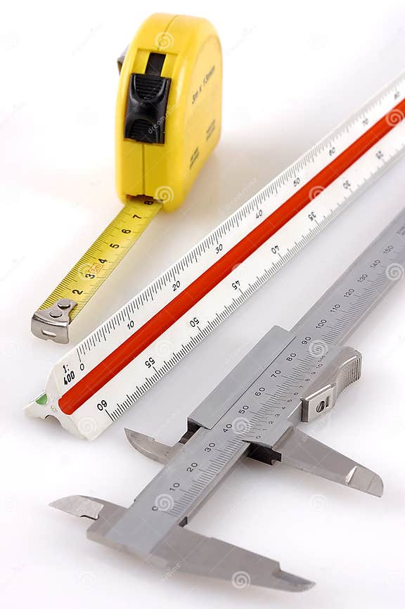 Three Different Measuring Tools Stock Photo - Image of home, instrument ...