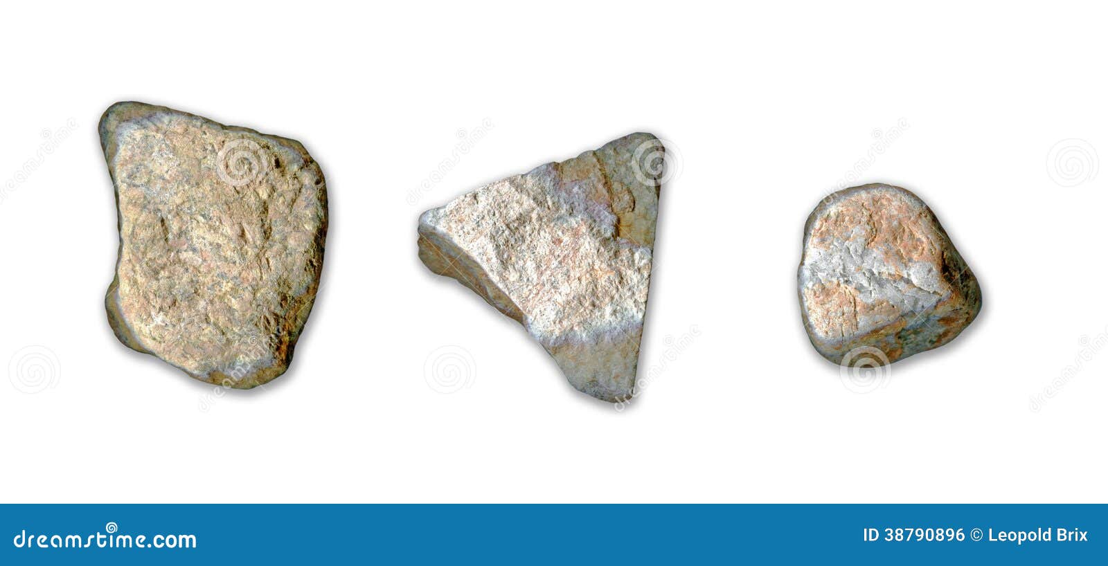 Three different stones stock photo. Image of minerals - 38790896