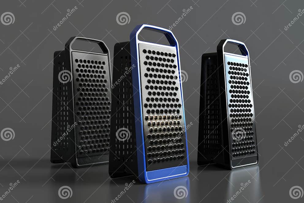 Three Different Types of Graters Arranged on a Table, Useful for ...