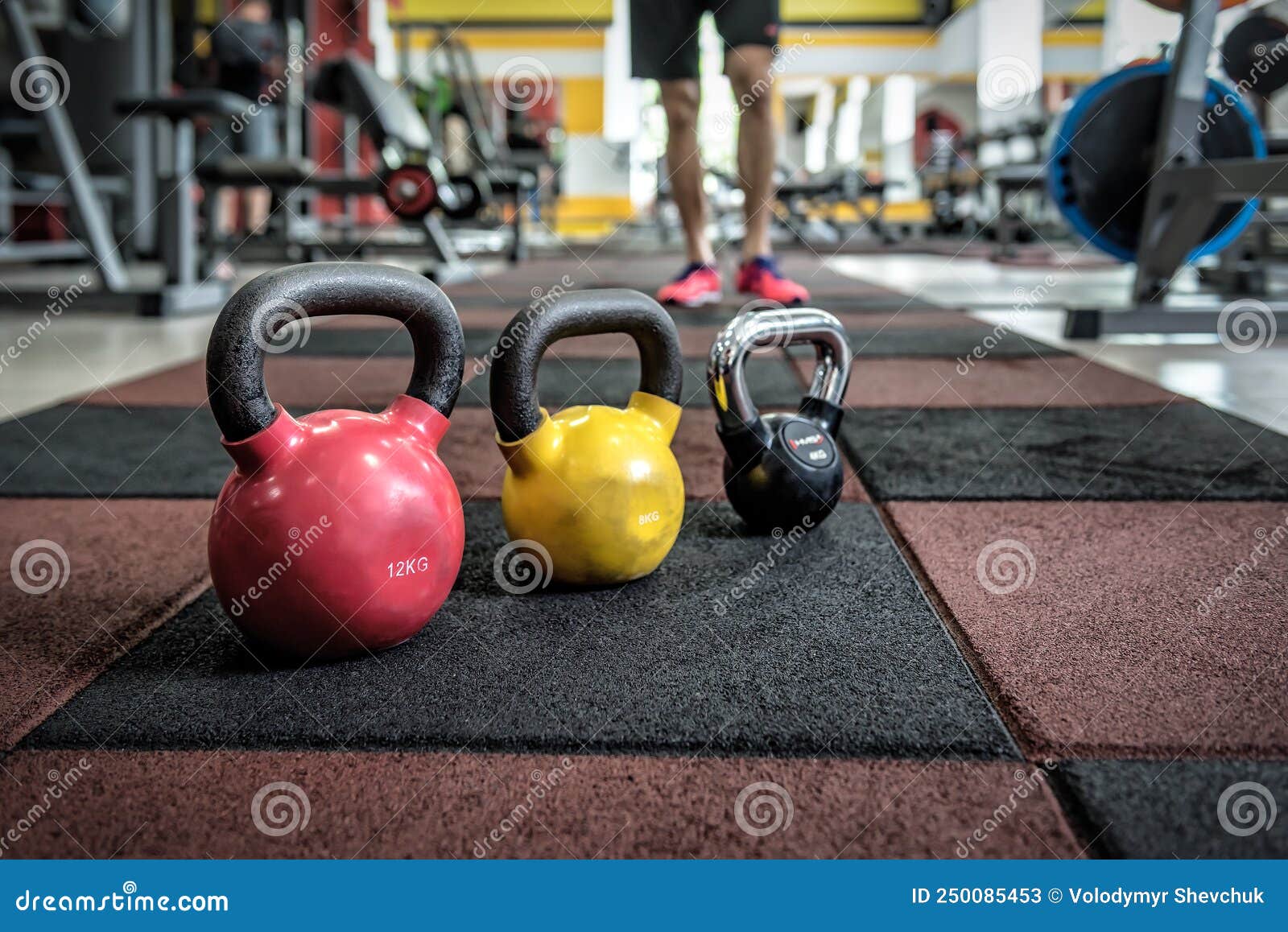 Three Different Weights in the Gym Stock Image - Image of health ...