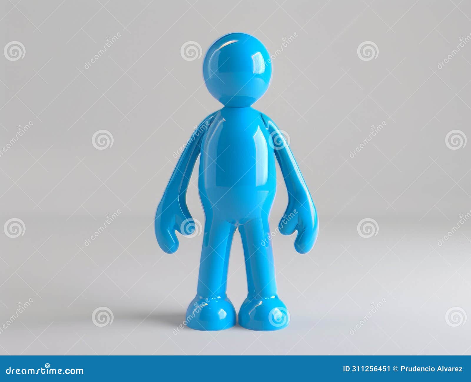 Three-dimensional Abstract Human Figure, 3d Stock Illustration ...