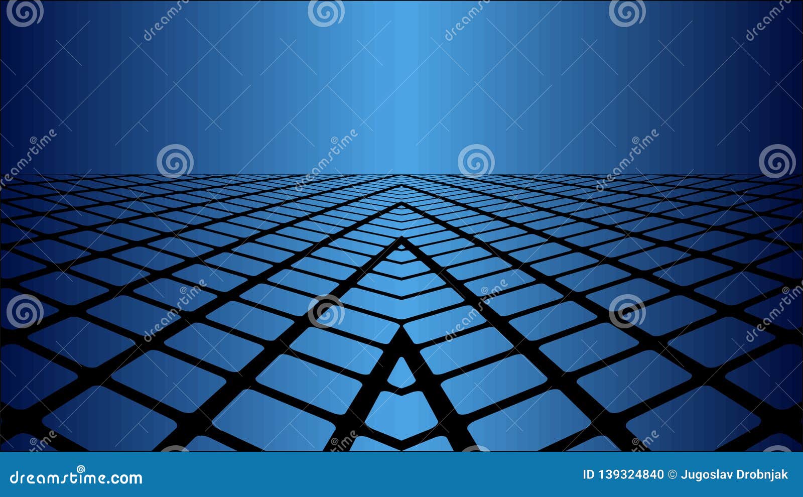Three Dimensional Blue Background Stock Vector - Illustration of shiny ...