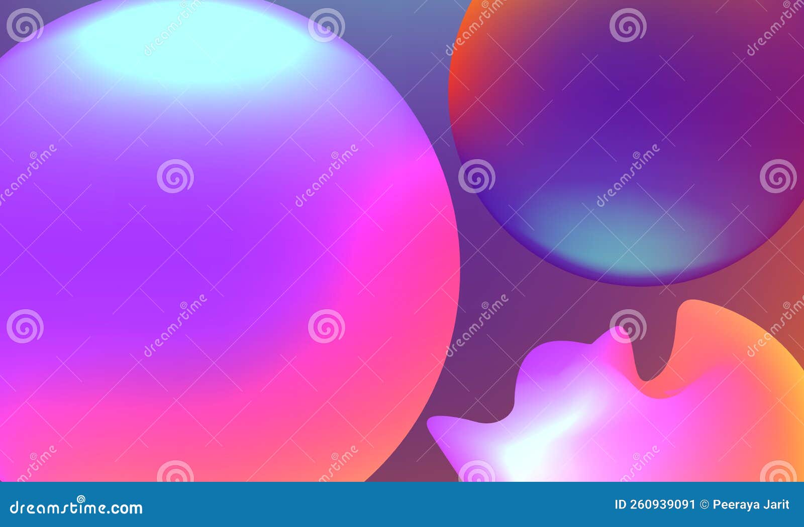 Three Dimensional Colorful Circle Background Stock Vector ...