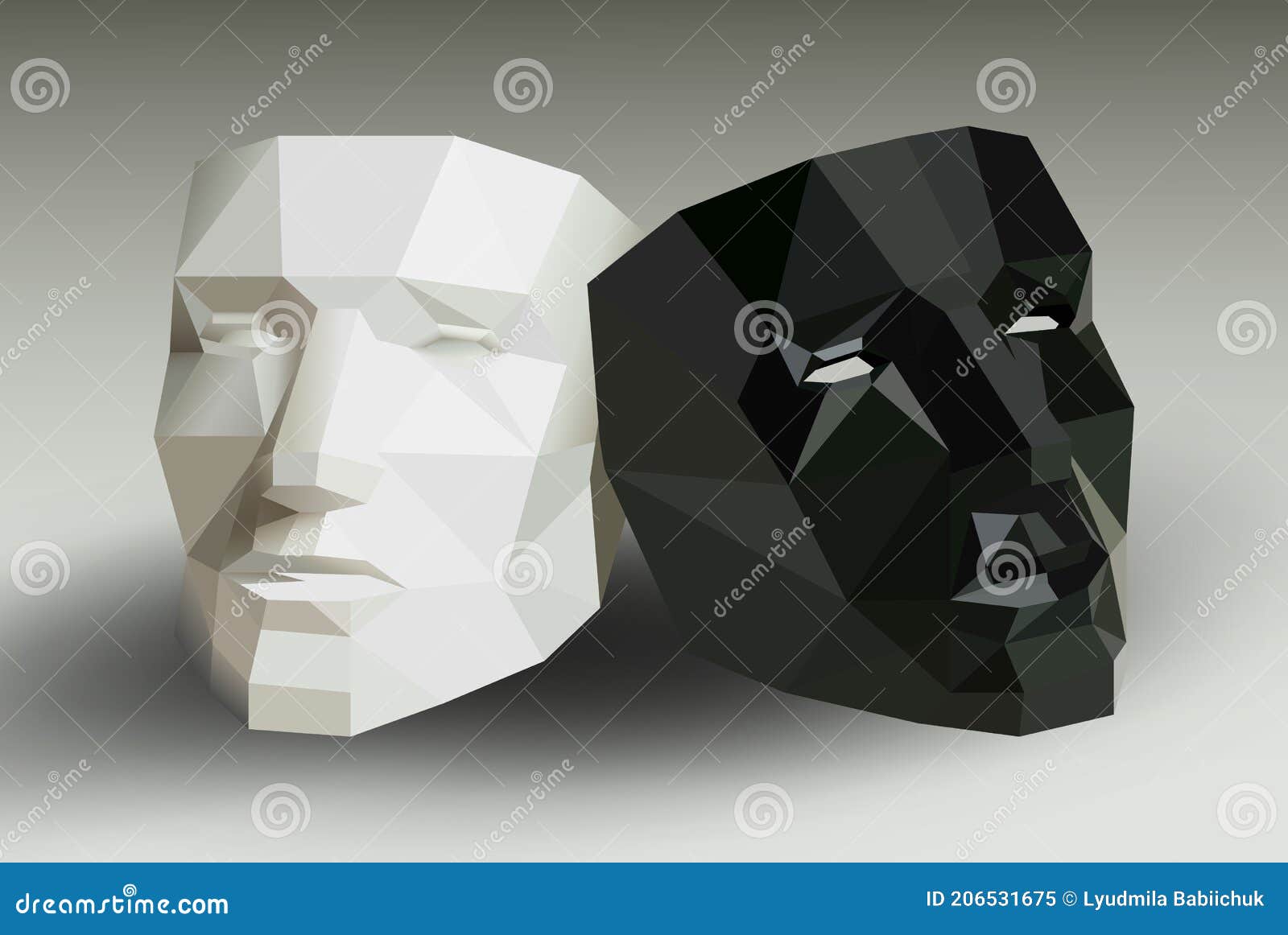 Three-dimensional Complex Shape of the Masks. Abstract Poster Design ...