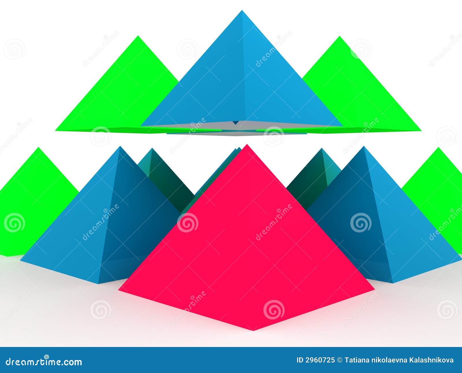 Three-dimensional concept stock illustration. Illustration of ...