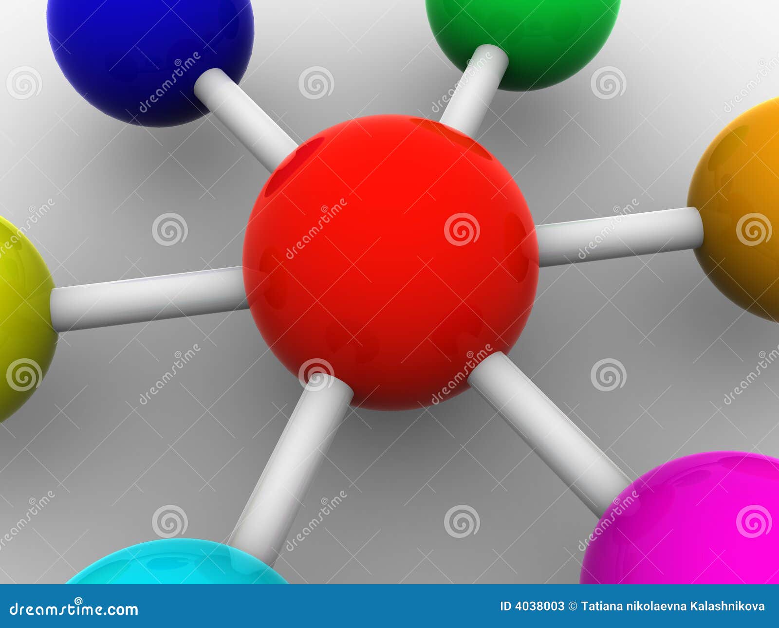 Three-dimensional concept stock illustration. Illustration of structure ...