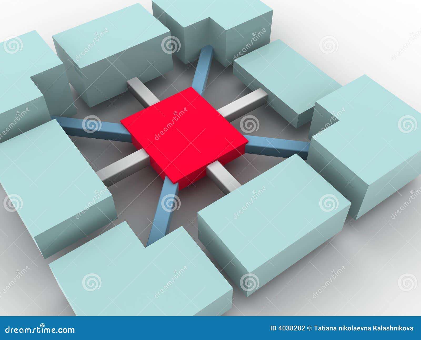 Three-dimensional concept stock illustration. Illustration of group ...