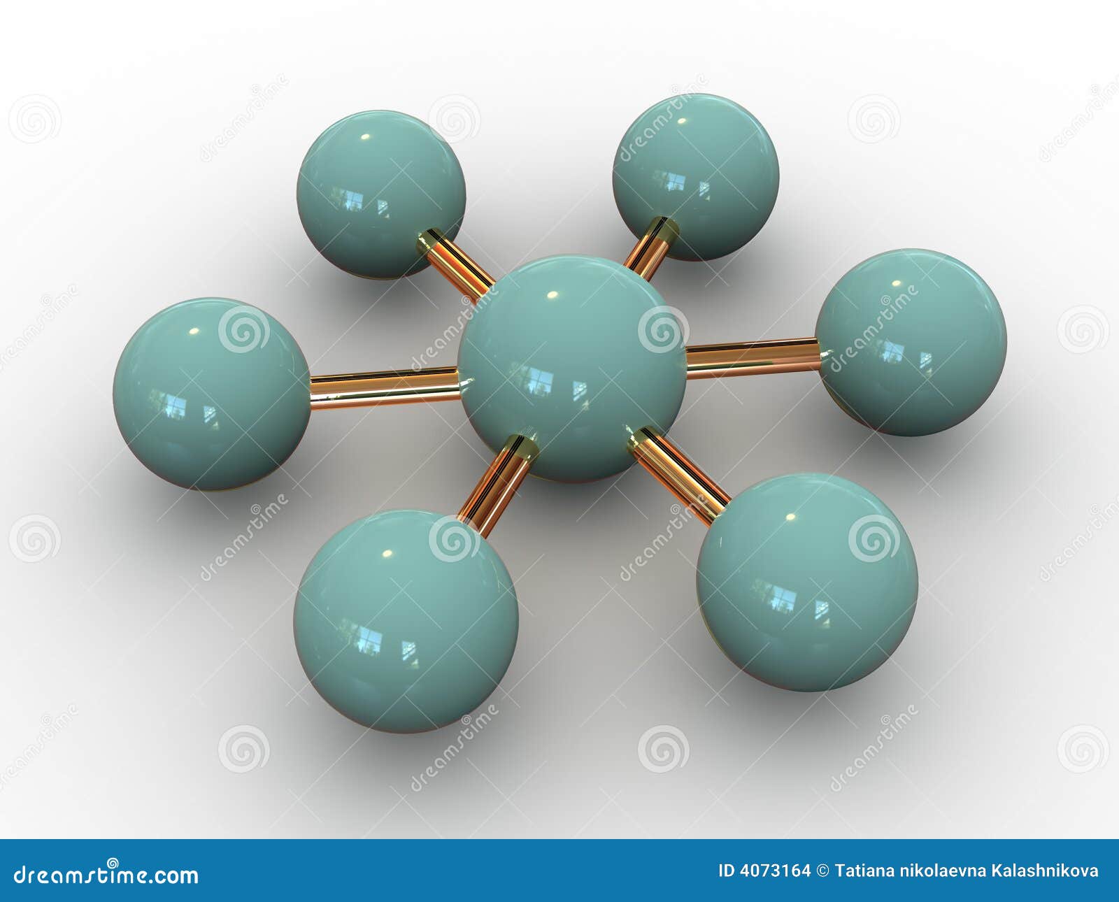 Three-dimensional concept stock illustration. Illustration of brain ...