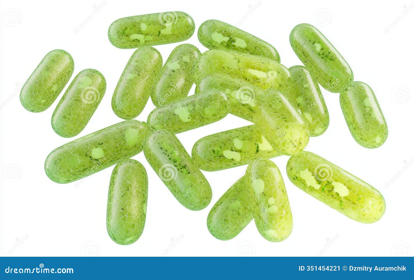 A Three-dimensional Depiction of Gut Bacteria. the Intestinal ...