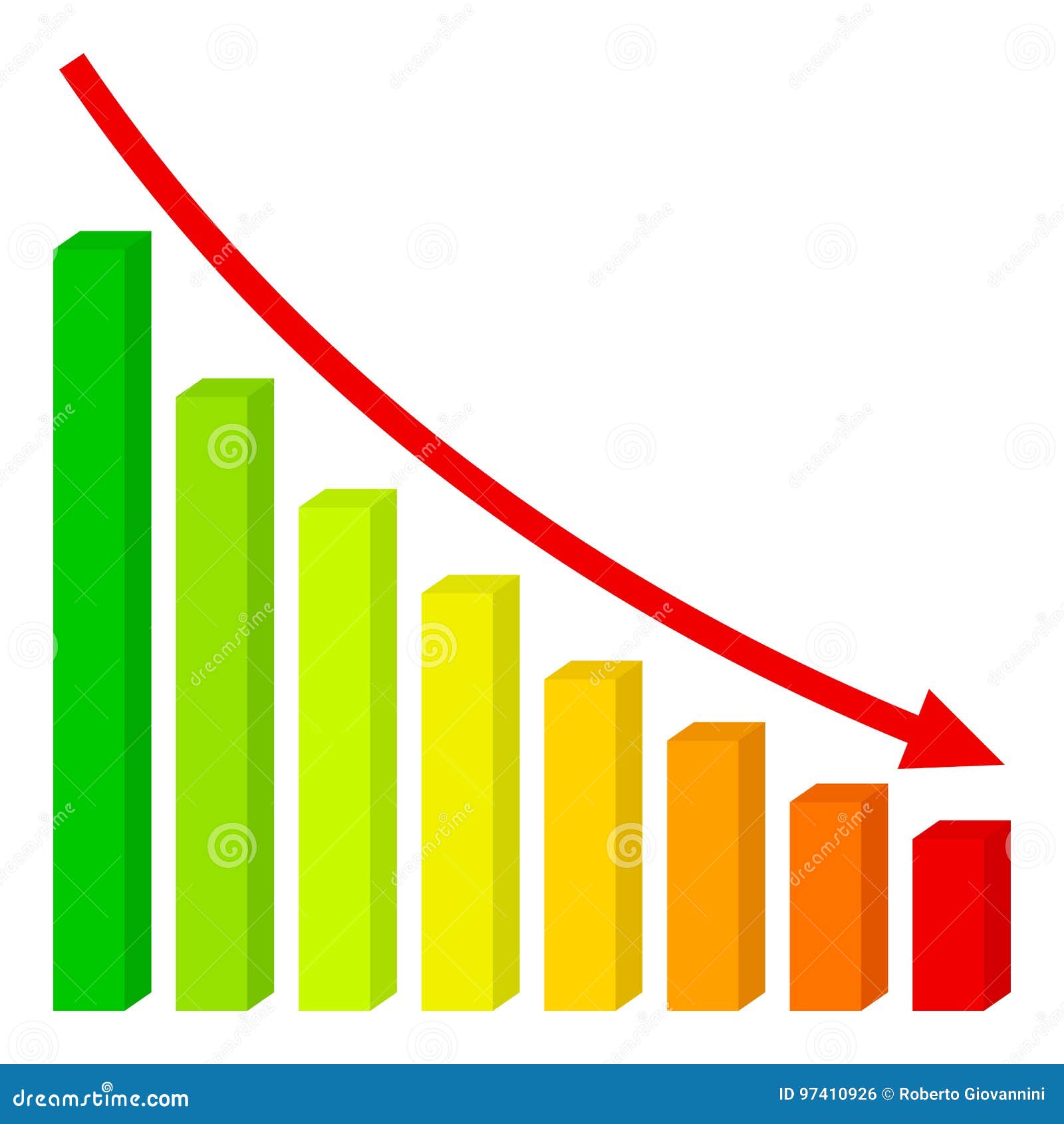 Three Dimensional Down Chart Flat Icon Stock Vector - Illustration of ... Three Dimensional Down Chart Flat Icon Stock Vector - Illustration of ...