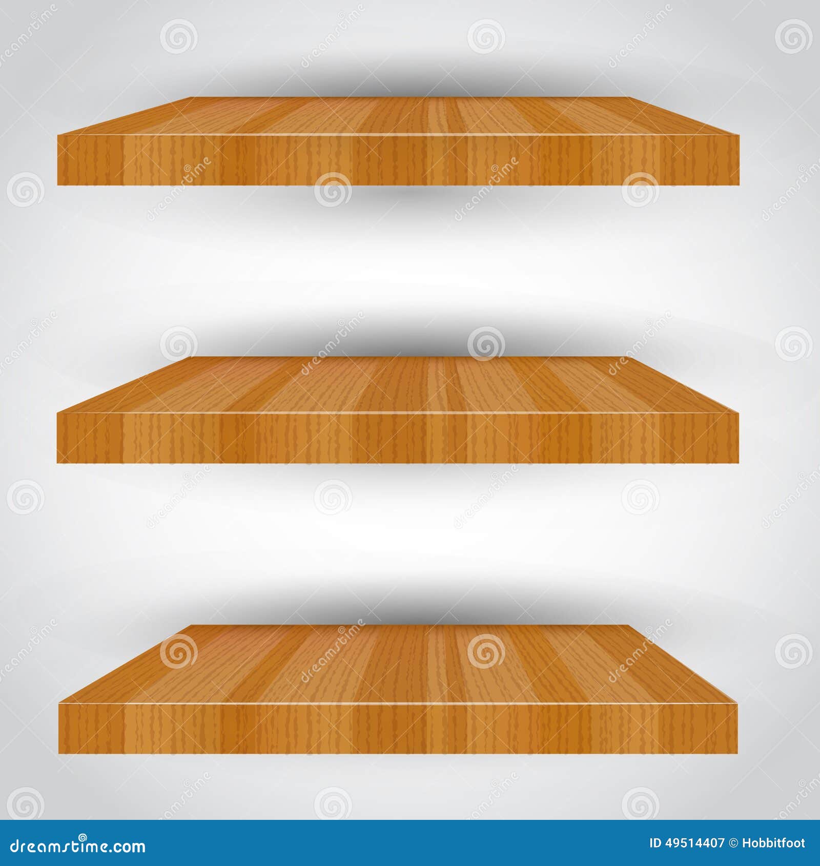 Three-dimensional Empty Shelf. Stock Vector - Illustration of furniture ...