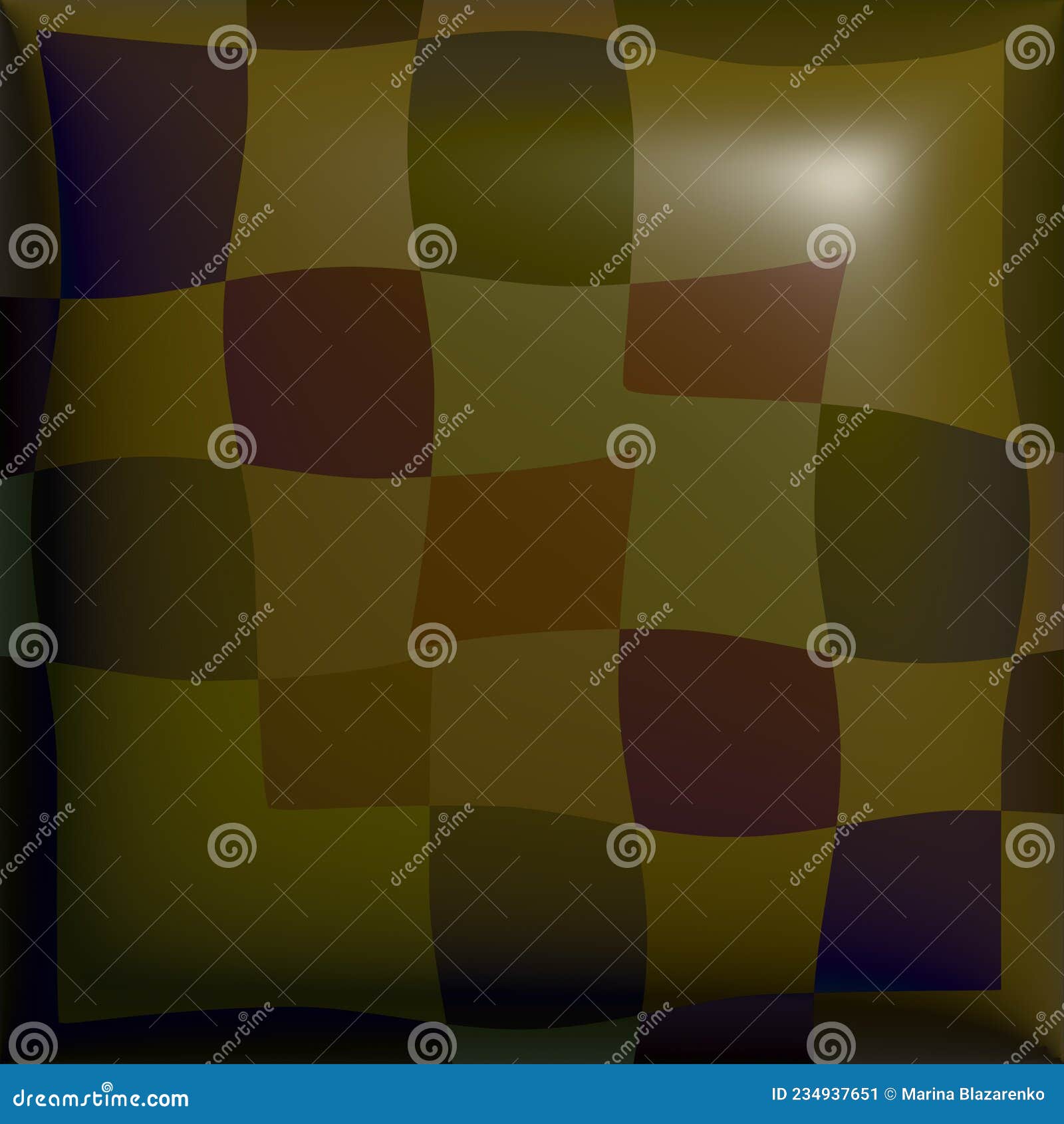 On the Three-dimensional Figure There are Curved Rectangles 3d Stock ...