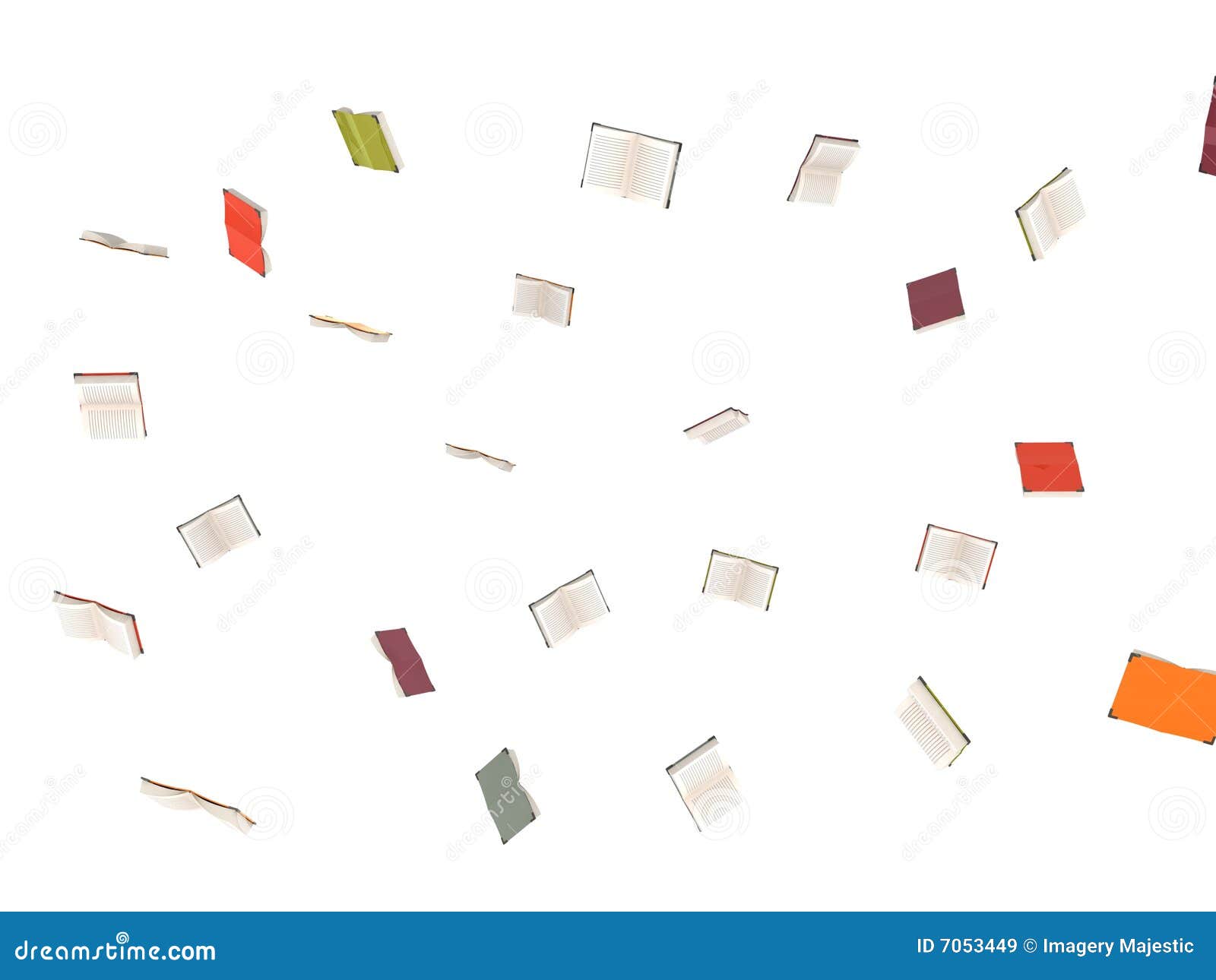 Flying Notebooks. Royalty-Free Stock Photography | CartoonDealer.com ...