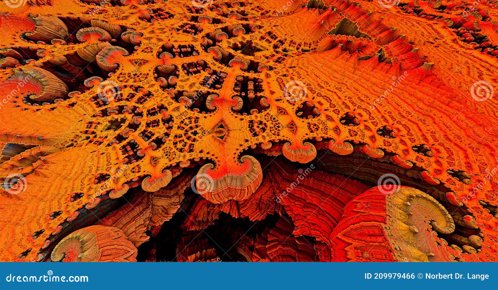 Three-dimensional fractals stock illustration. Illustration of formulas ...