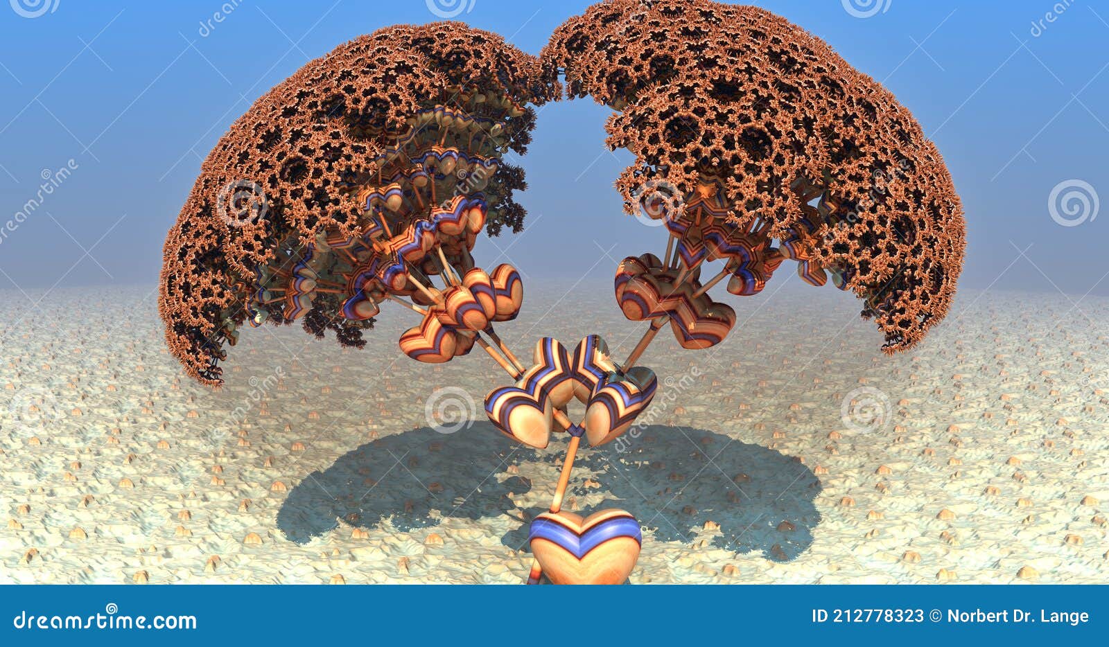 Three-dimensional fractals stock illustration. Illustration of fractals ...