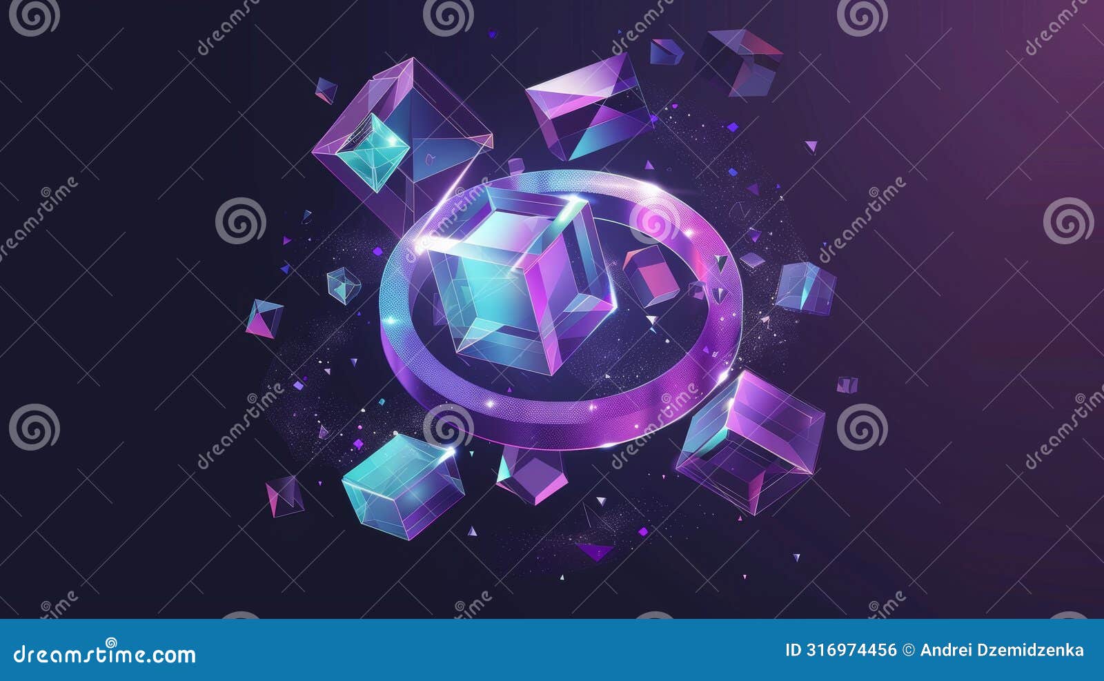 Three-dimensional Geometric Figures Isolated on Transparent Background ...