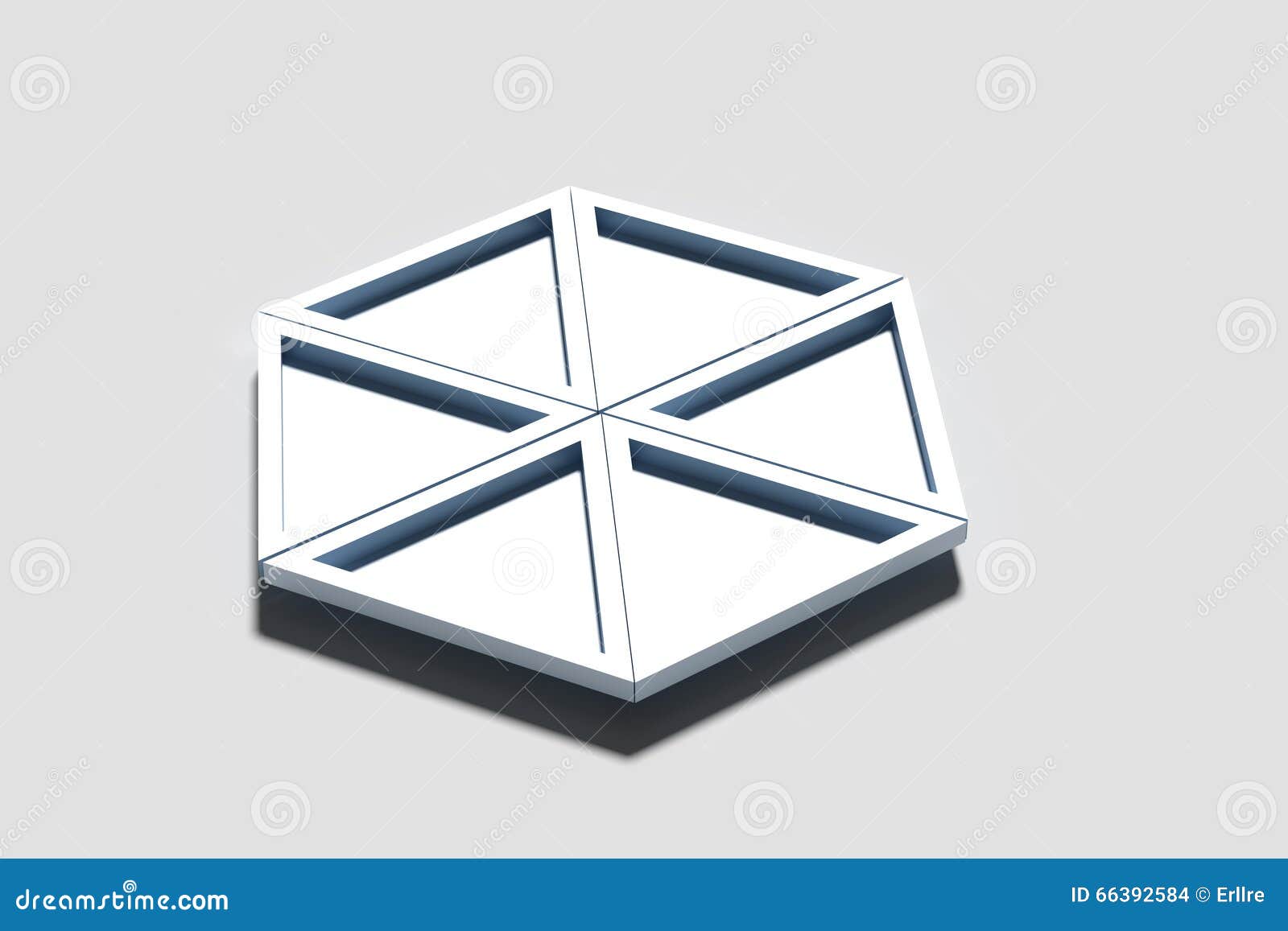 Three-dimensional Geometrical Triangles Stock Illustration ...