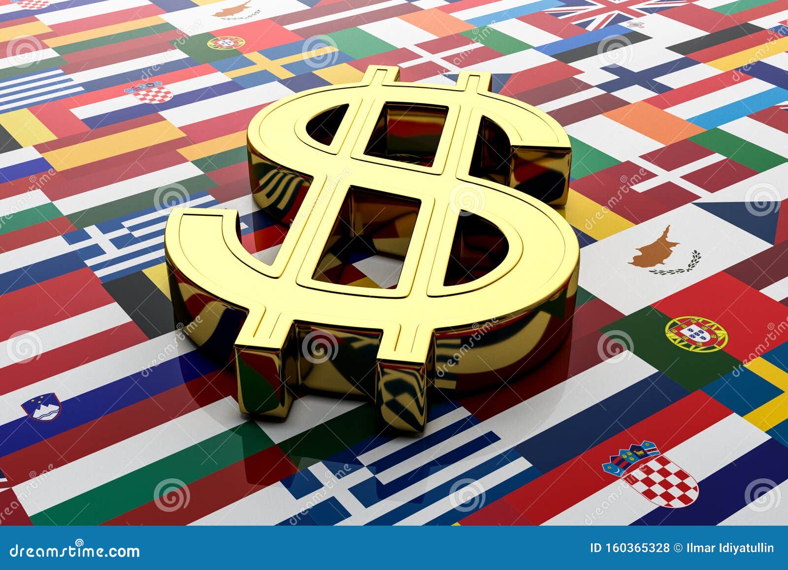 Universal Currency Sign Black Silhouette Front View Isolated On White ...