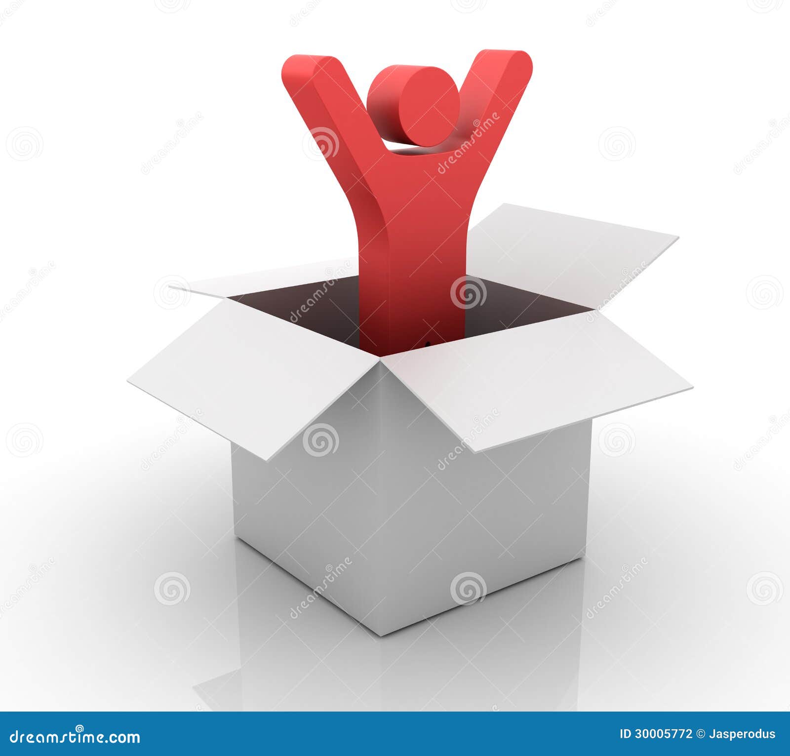 People out of the Box stock illustration. Illustration of workplace ...