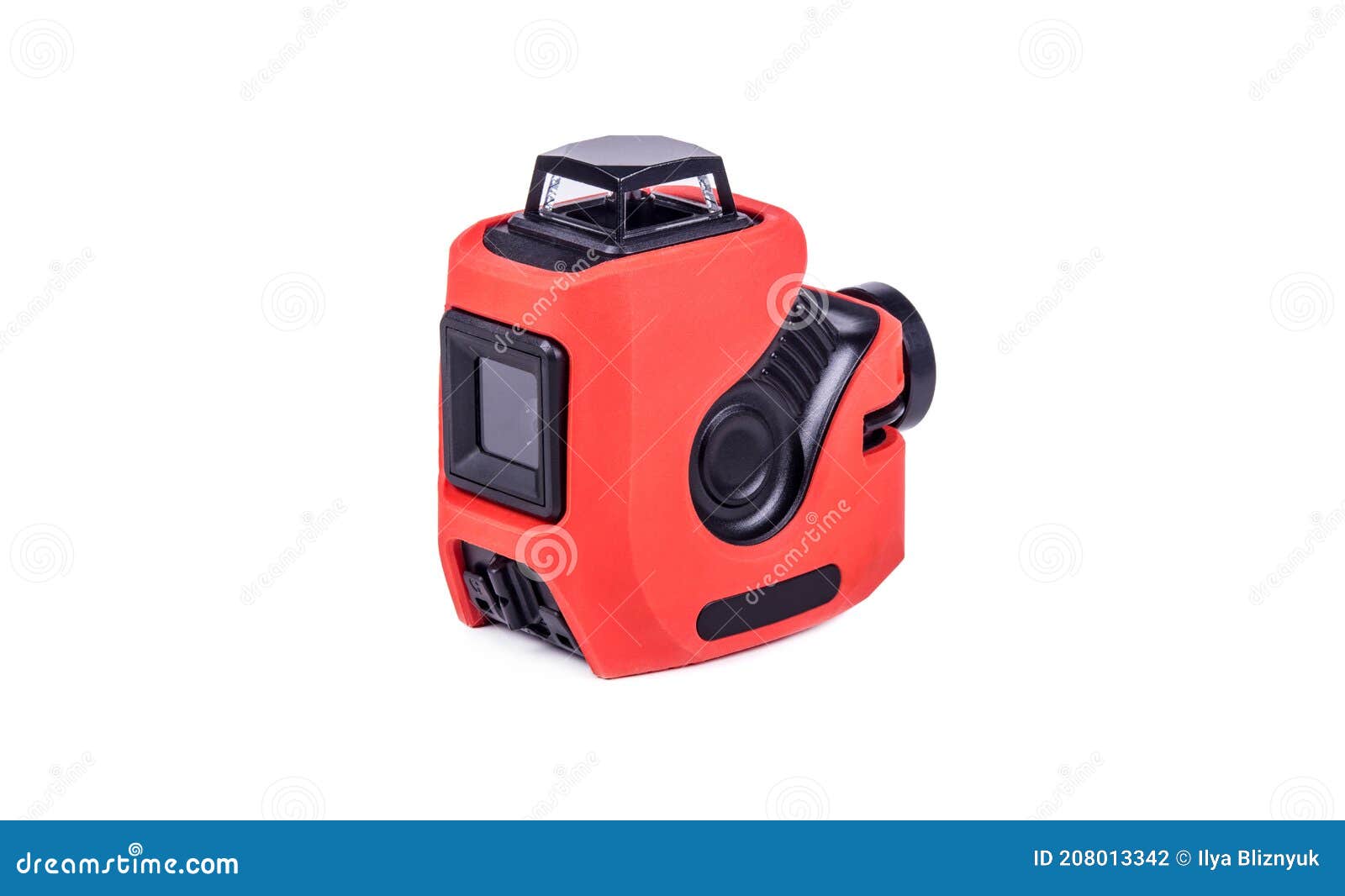 Three-dimensional Laser Level Orange Stock Photo - Image of line ...