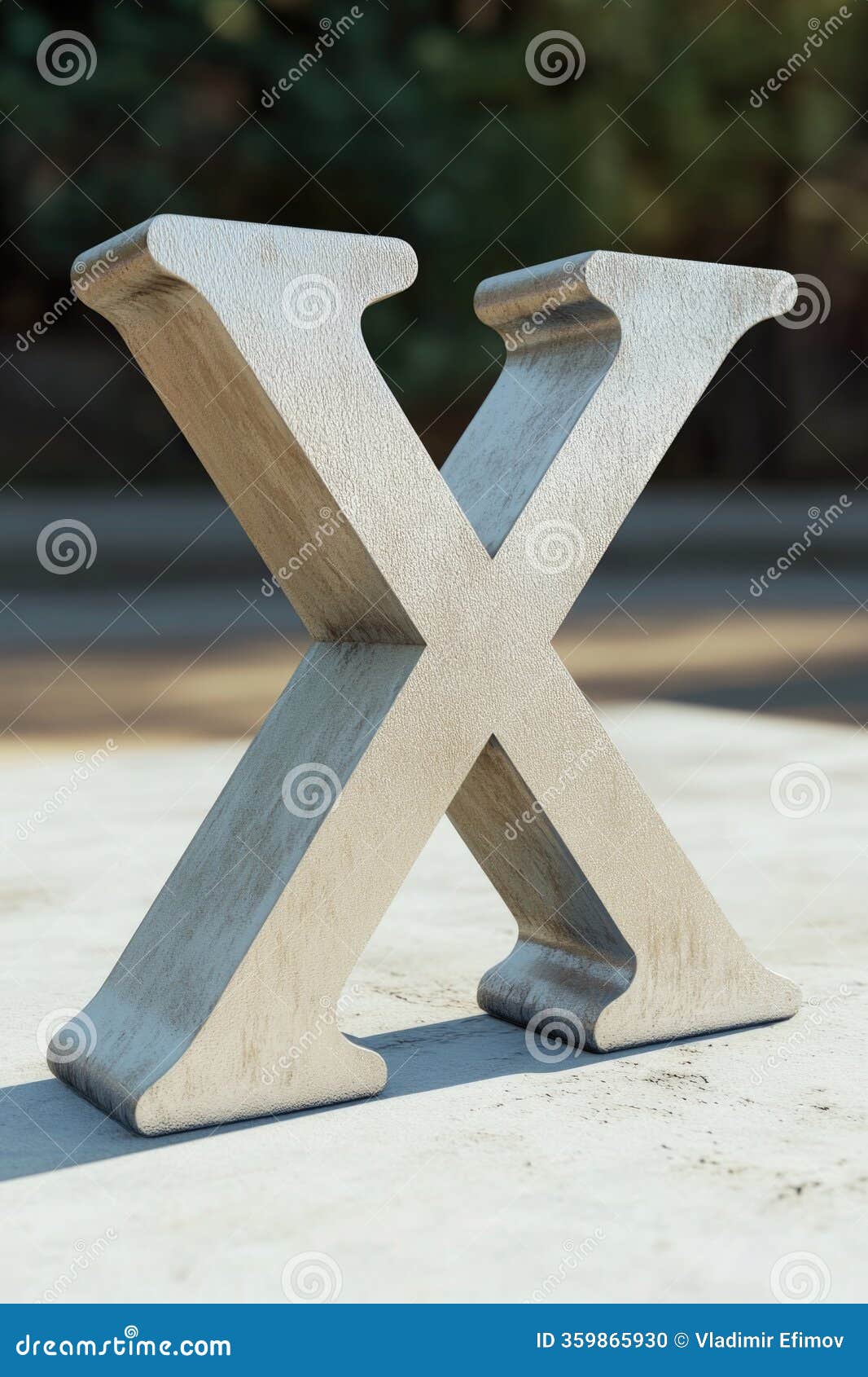 Three-Dimensional X Letter stock photo. Image of space - 359865930