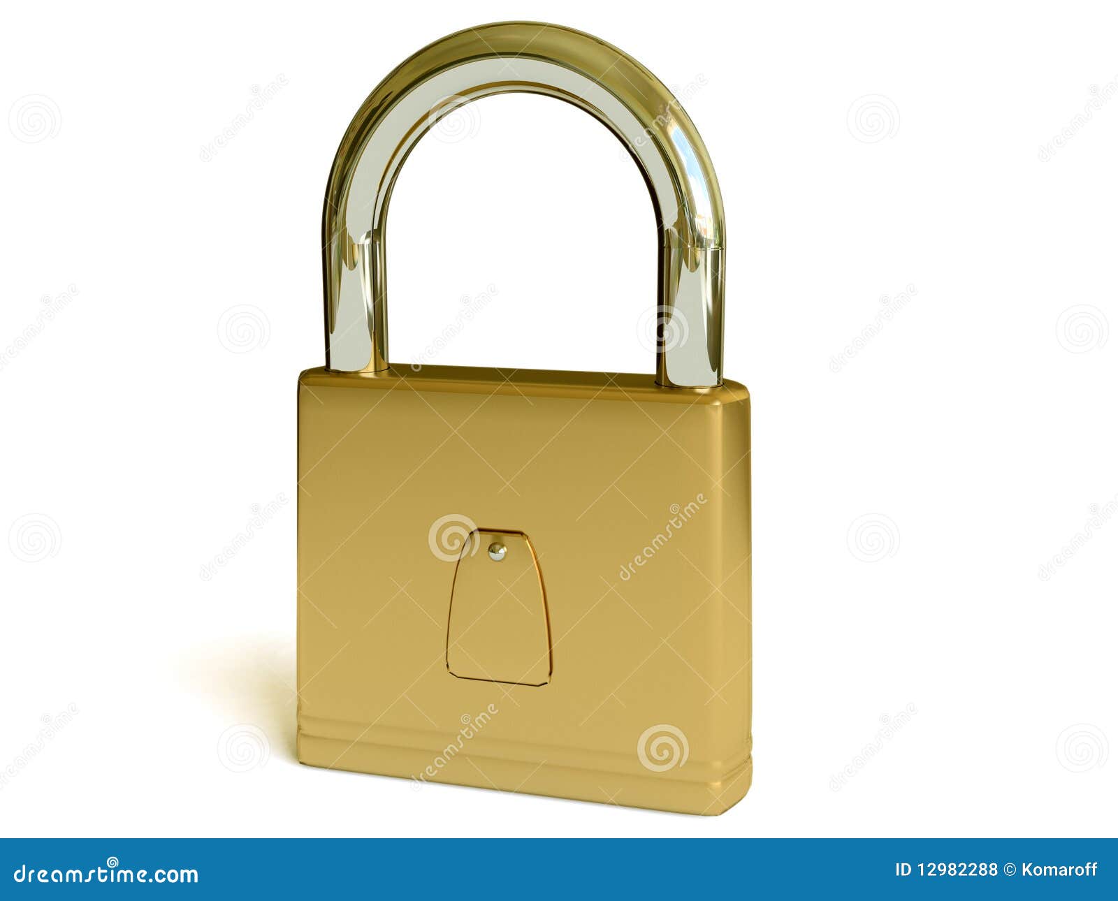 Three-dimensional lock stock illustration. Illustration of objects ...