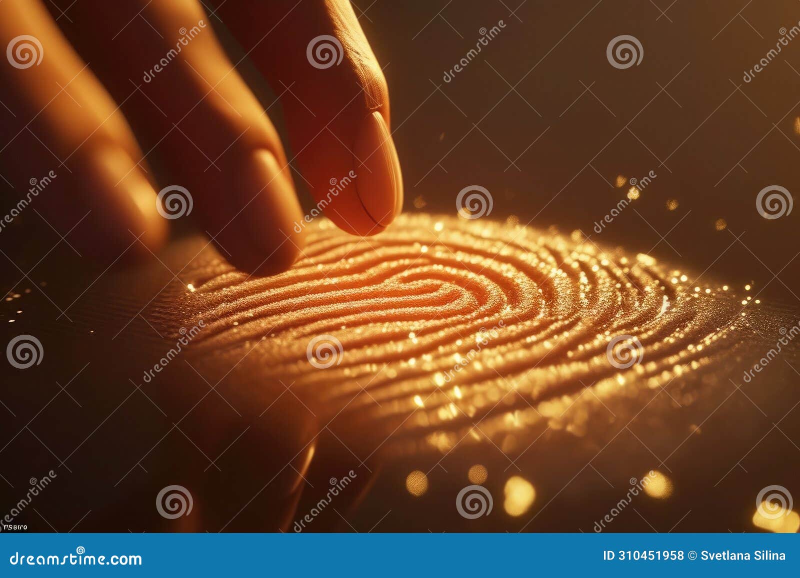Three-dimensional Loop Fingerprint Design, Showcasing the Intricacy and ...