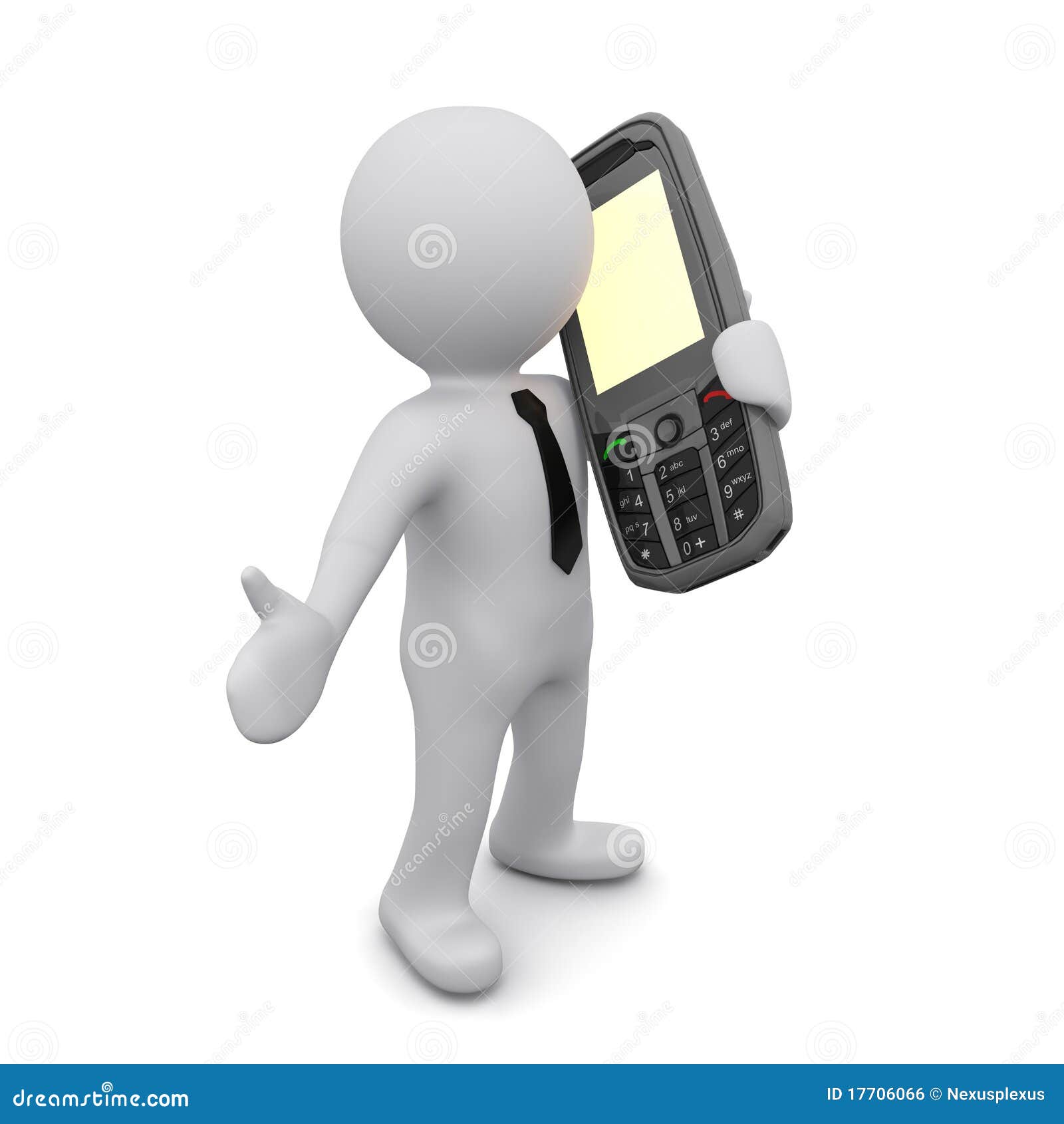 Three-dimensional man stock illustration. Illustration of background ...