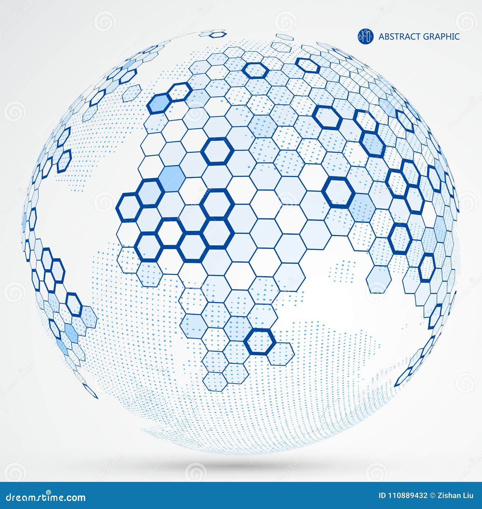 Three Dimensional Map of the World. Stock Vector - Illustration of ball ...