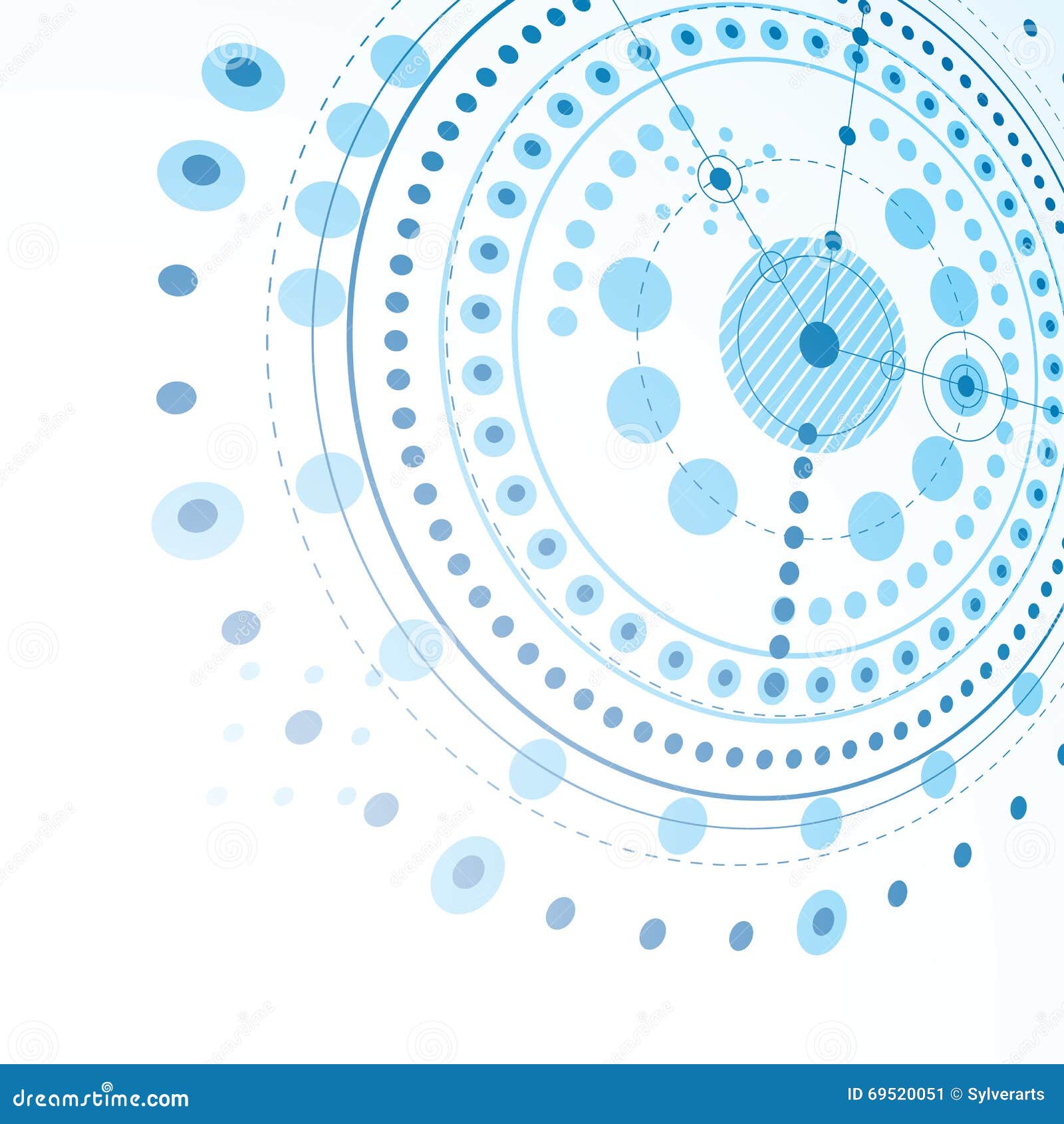 Dimensional Mechanical Scheme, Blue Futuristic Vector Engineering ...