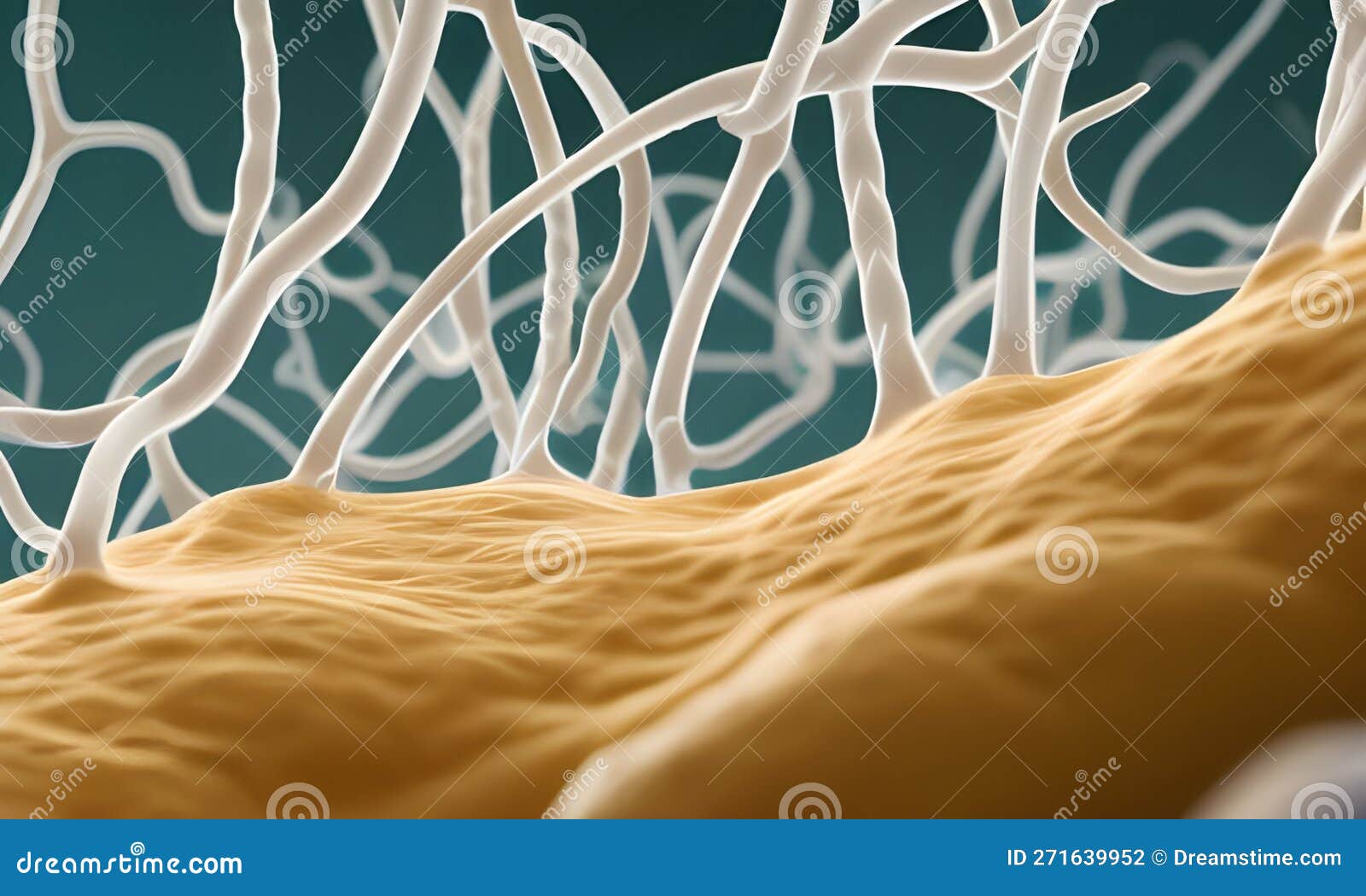Model Of Nerve Cell With Dendrites, Macro View Of Neuron, Illustration ...