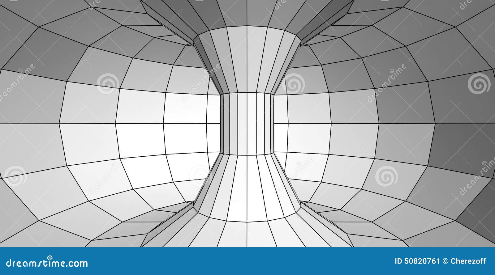 Three-dimensional Model of Torus with Polygons Stock Illustration ...