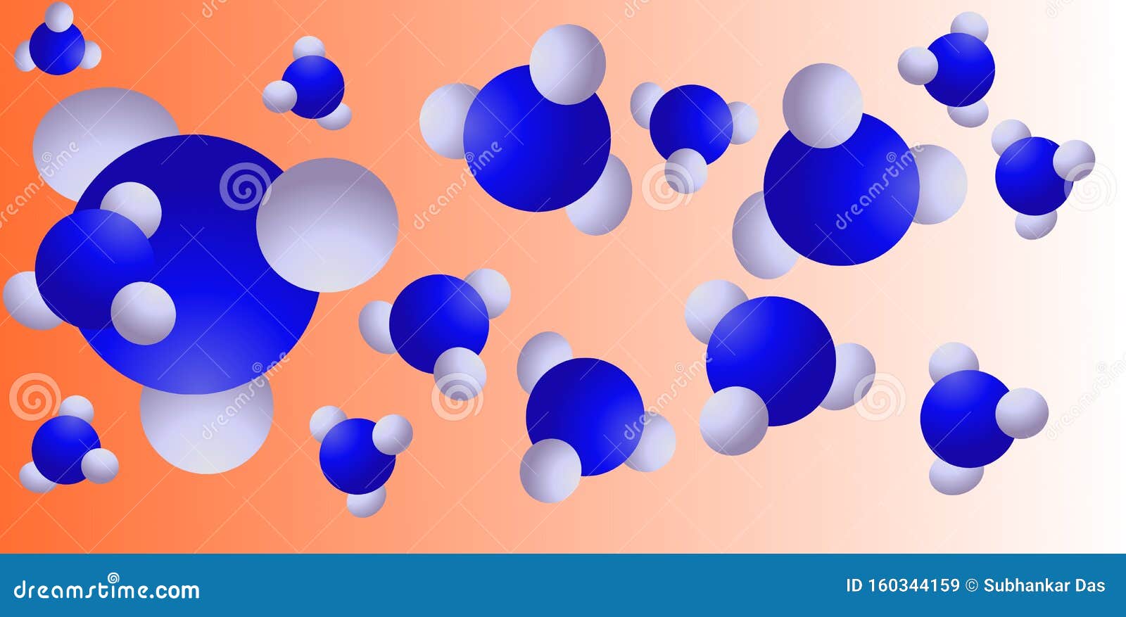 Ammonia. Three Dimensional Molecular Structure Of Chemical Compounds ...