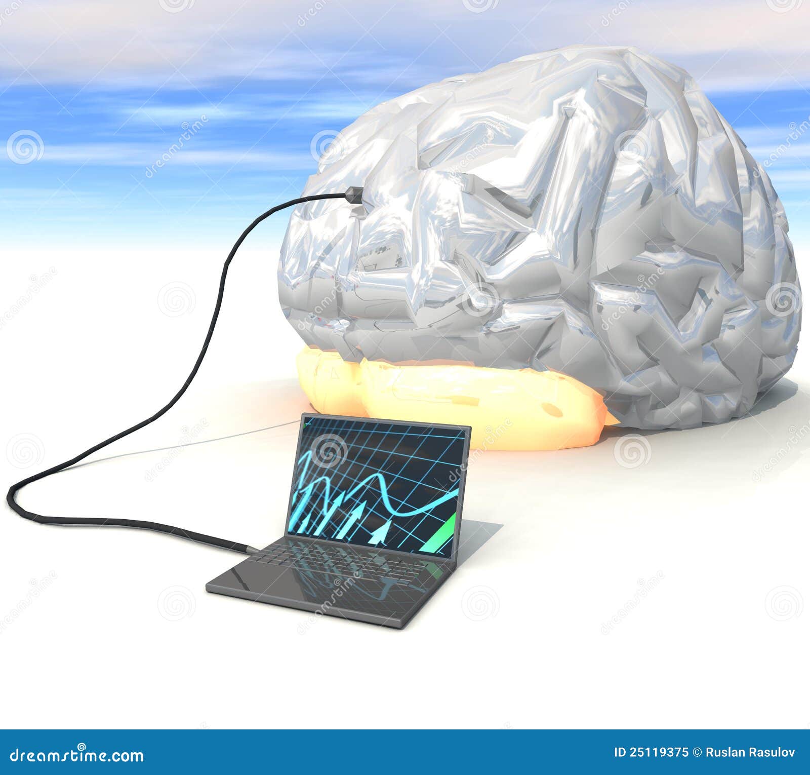 Three Dimensional Notebook Brain Stock Illustrations – 4 Three ...