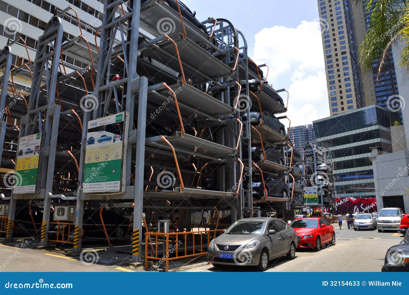 Three-dimensional Parking Lot Editorial Stock Photo - Image of appeared ...