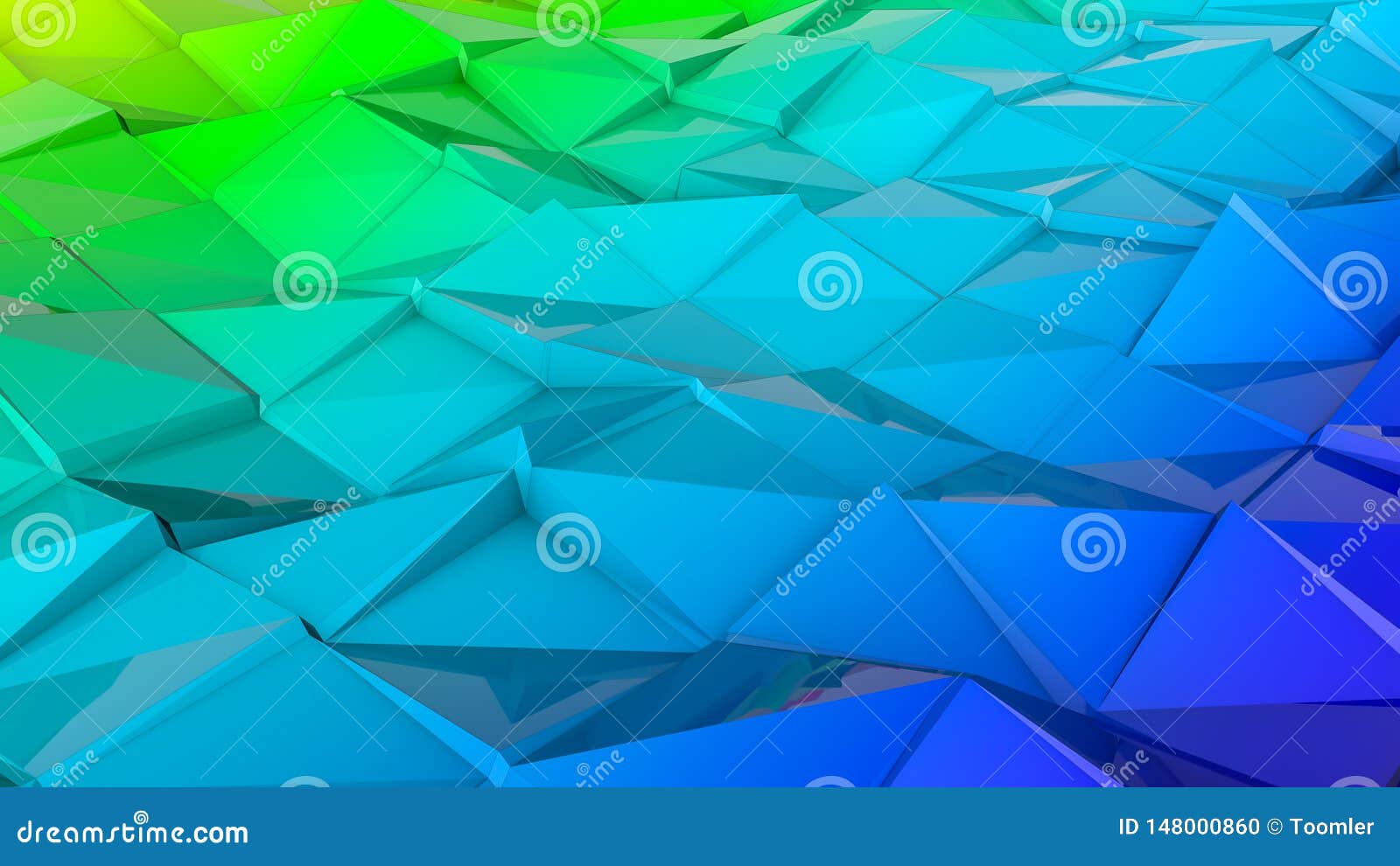 Three-dimensional Plane of Iridescent Color. 3d Render Stock ...