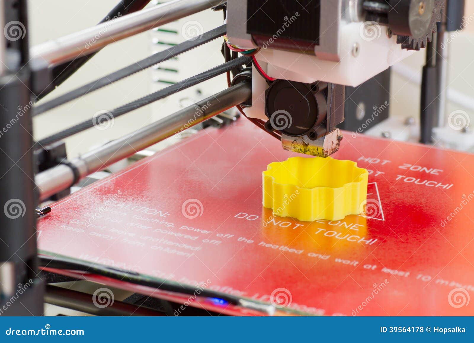 Three Dimensional Printer in Action Stock Photo - Image of homemade ...