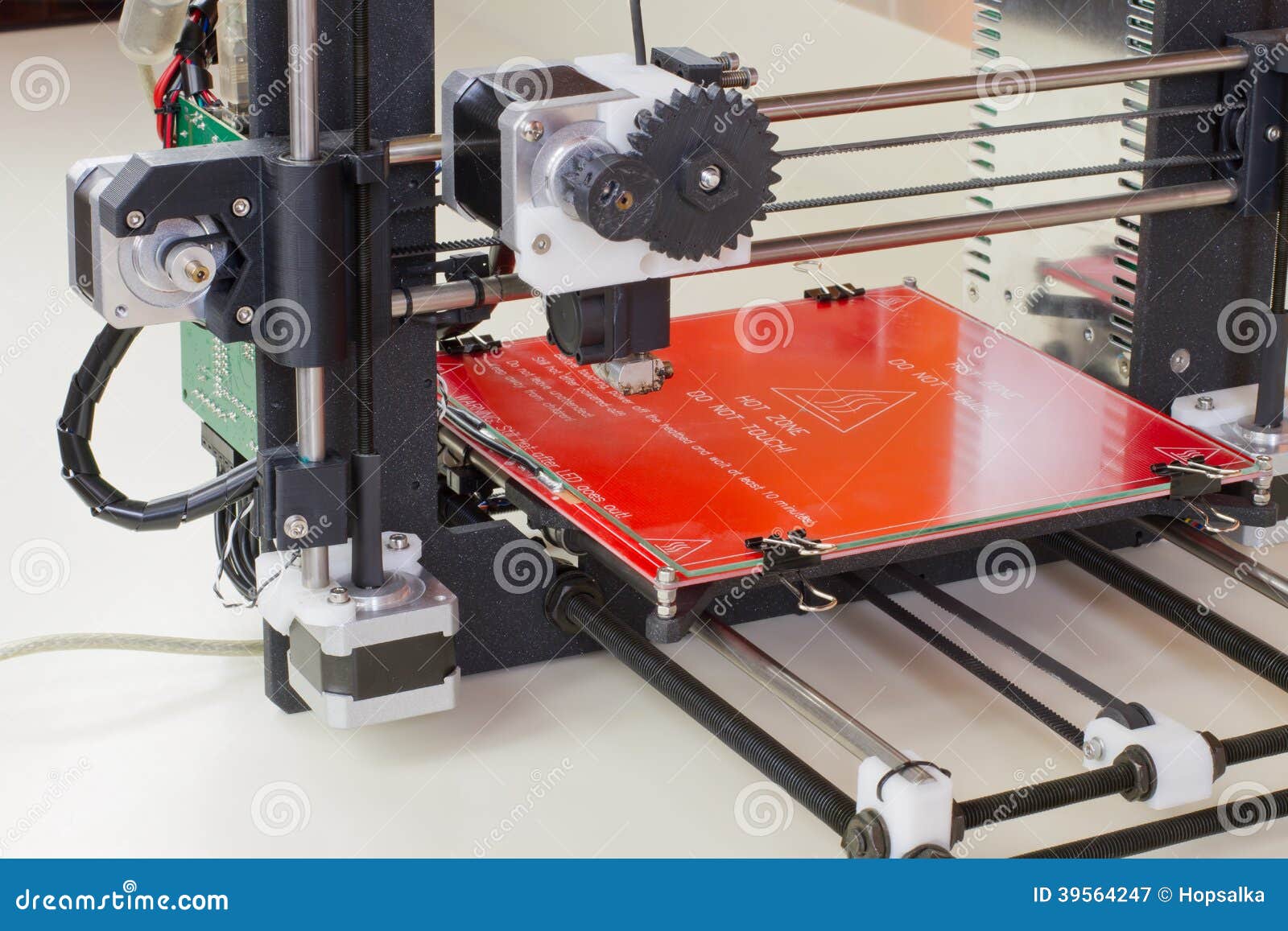 Three dimensional printer stock image. Image of electrical - 39564247