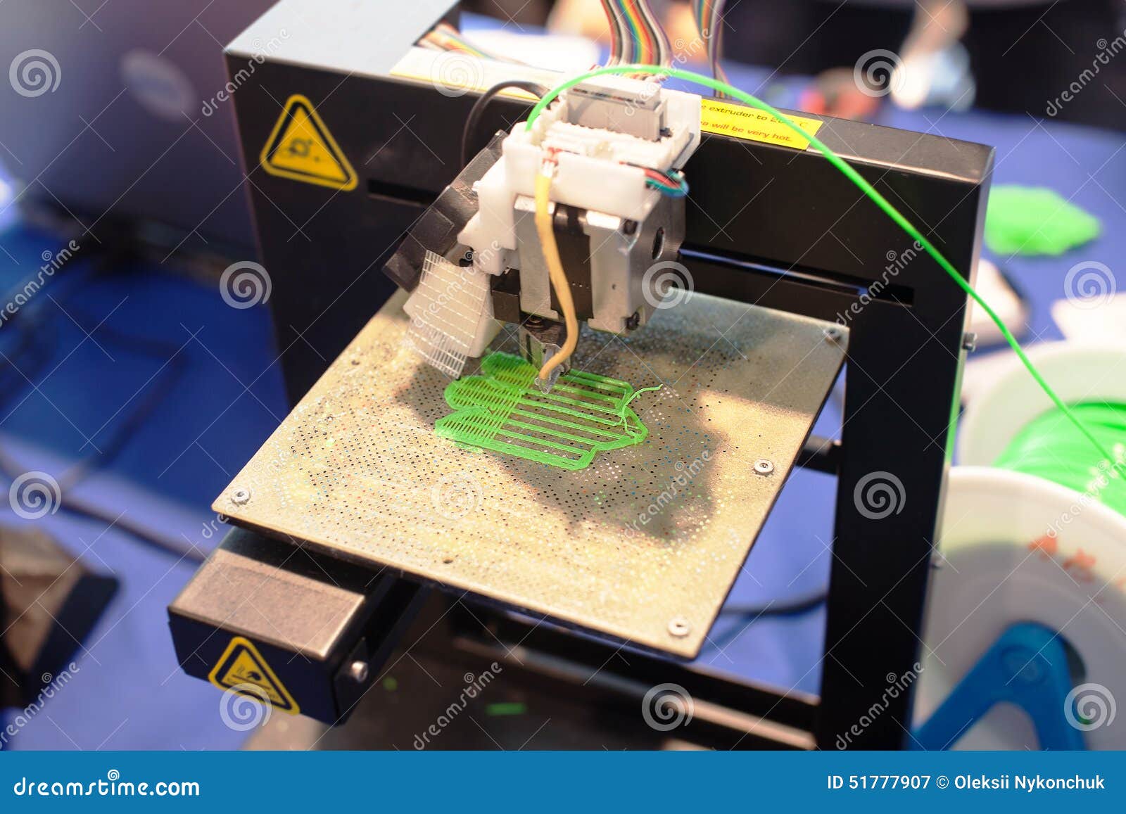 Three Dimensional Printing Machine Stock Image - Image of engineer, innovation: 51777907