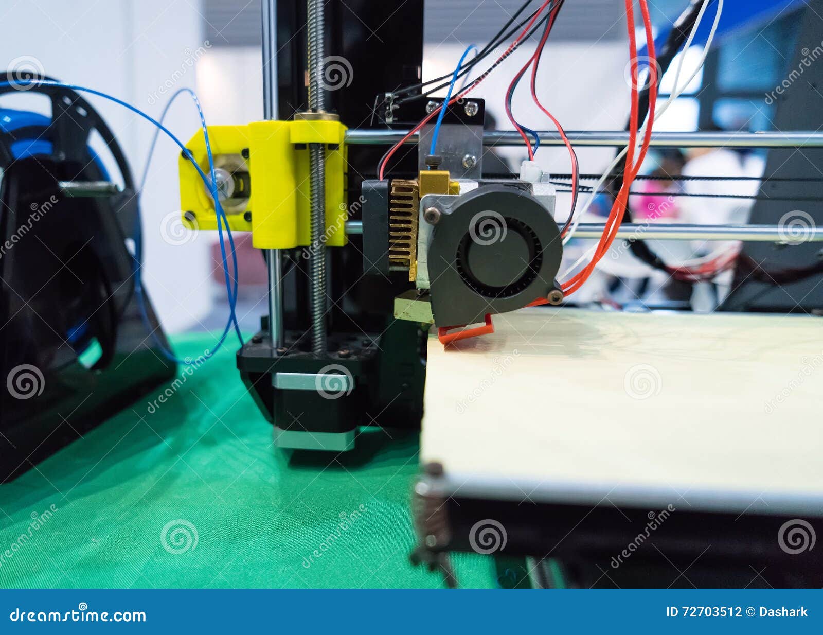 Three Dimensional Printing Machine Stock Photo - Image of horizontal ...