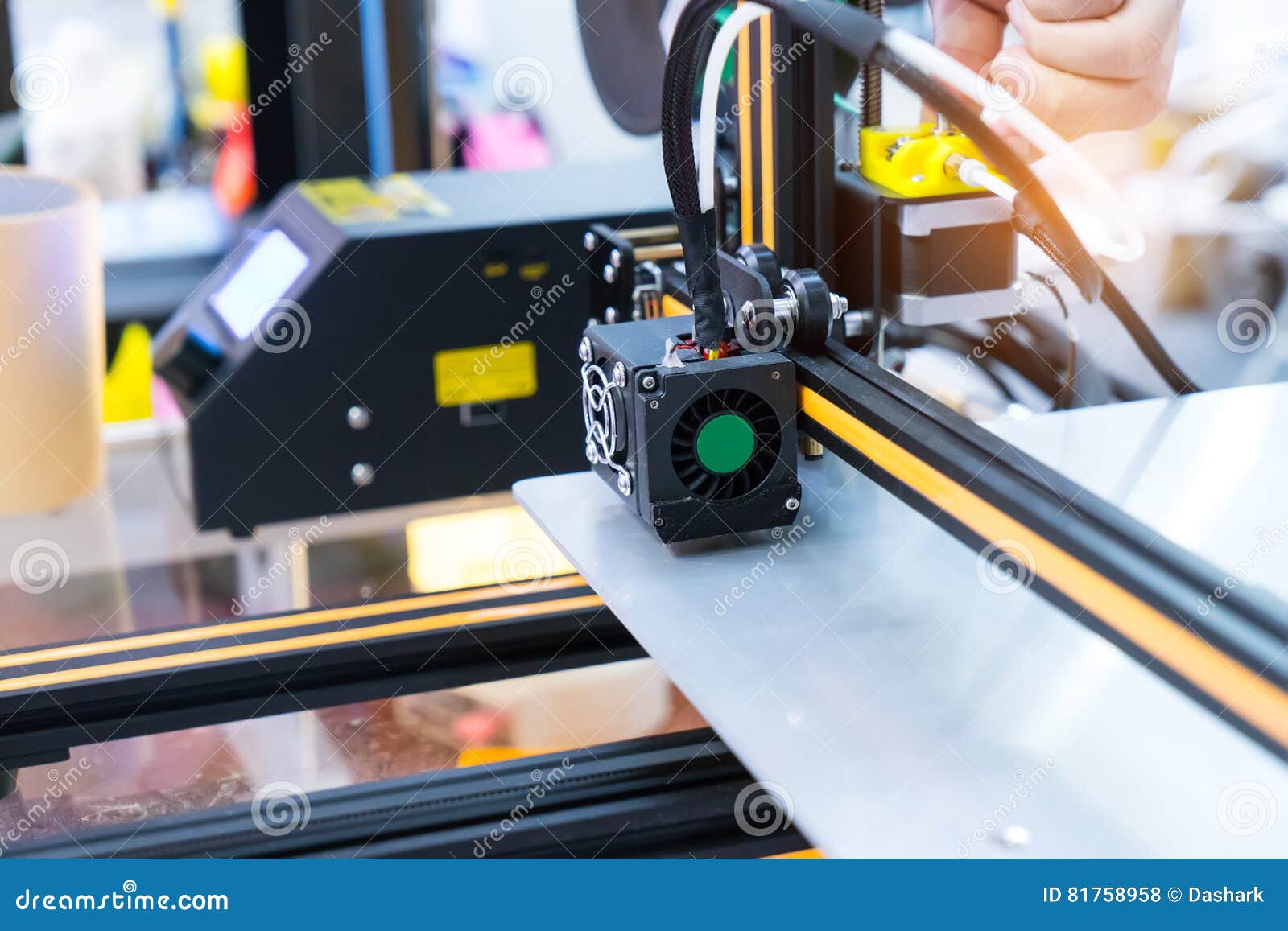 Three Dimensional Printing Machine Stock Photo - Image of business ...