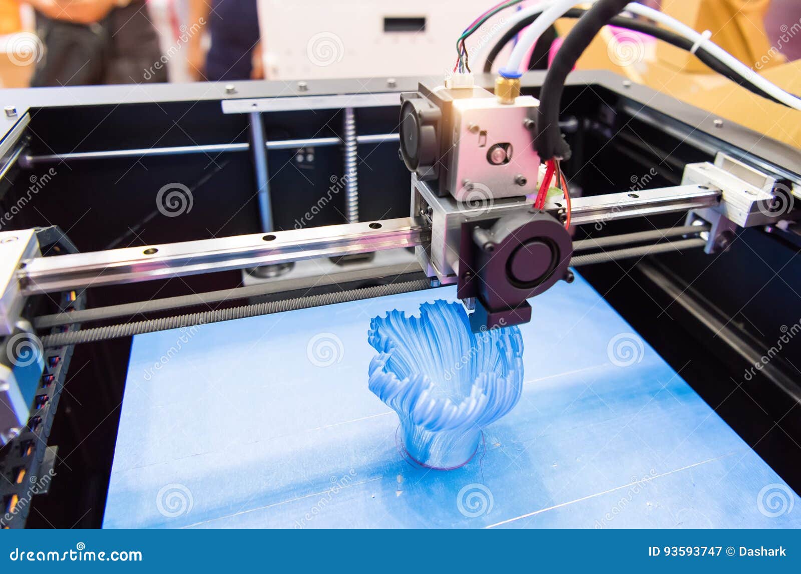 Three Dimensional Printing Machine Stock Image - Image of polymer ...