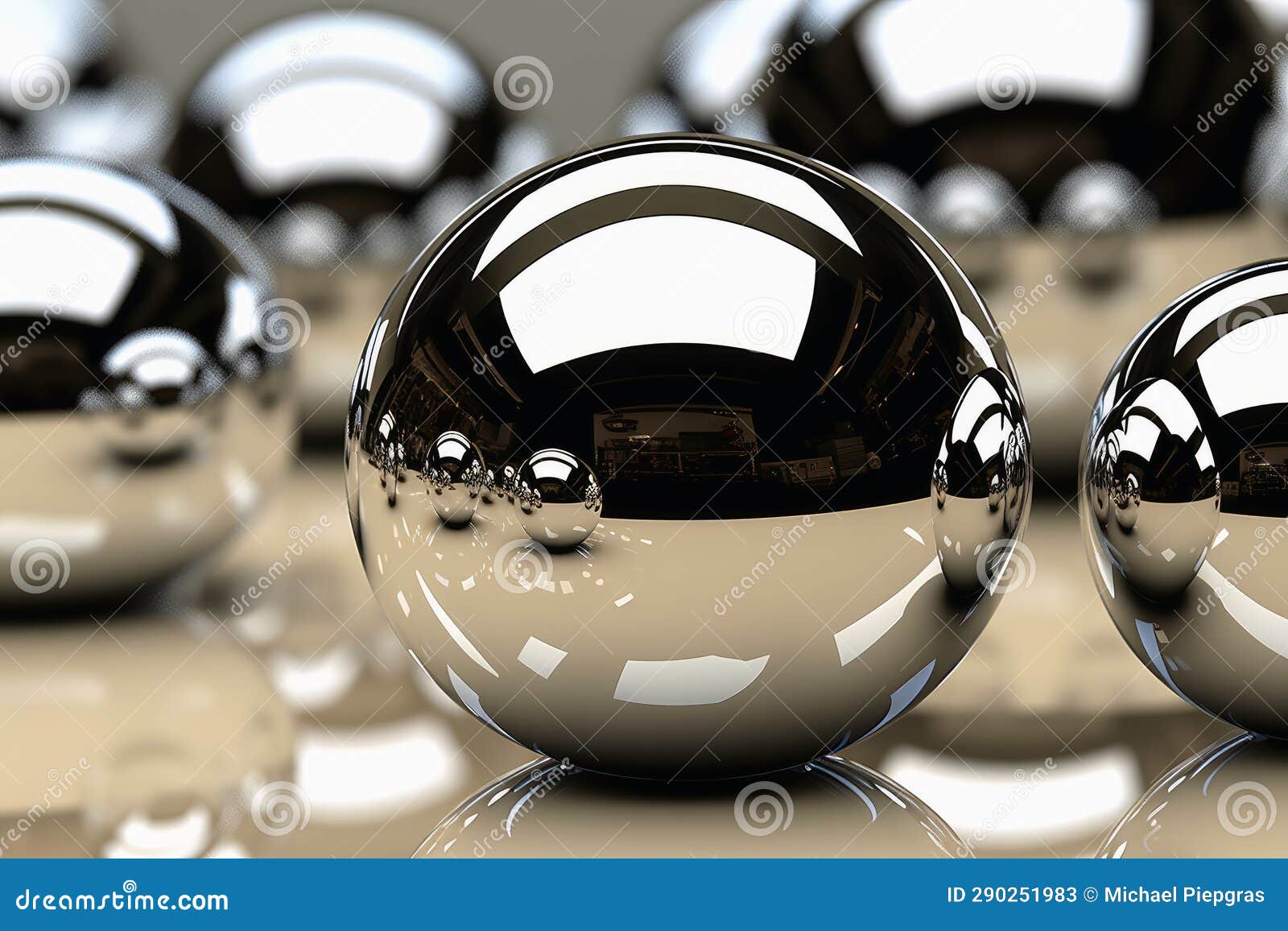 3d Rendered Spheres With Red Cores. Abstract Background Royalty-Free ...