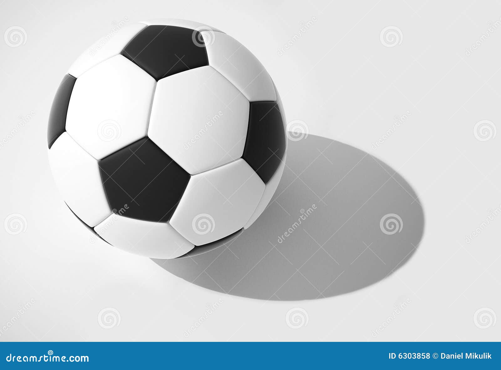 Three Dimensional Soccer Ball Stock Illustration - Illustration of ball ...