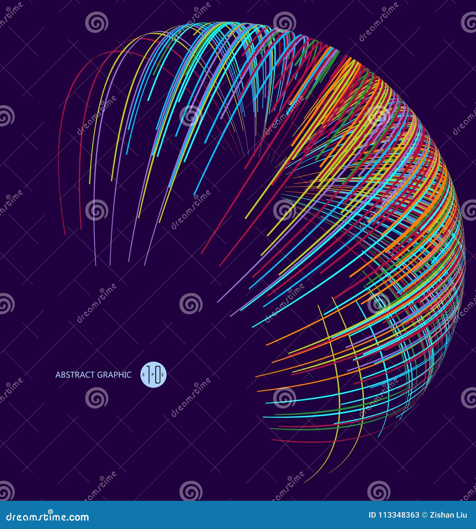 Three-dimensional Sphere Composed of Multicolored Curves, Abstract ...