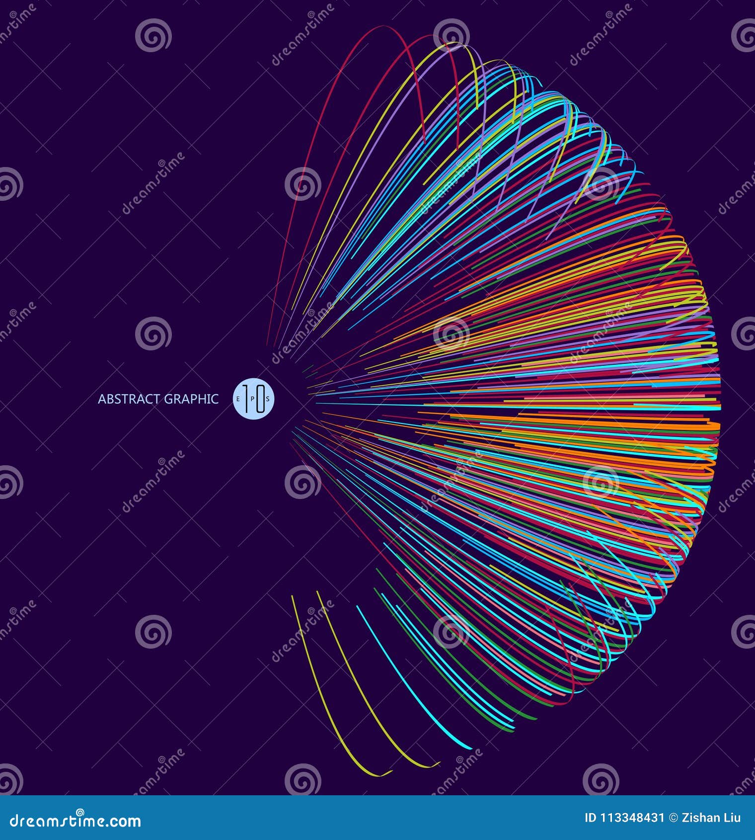 Three-dimensional Sphere Composed of Multicolored Curves, Abstract ...