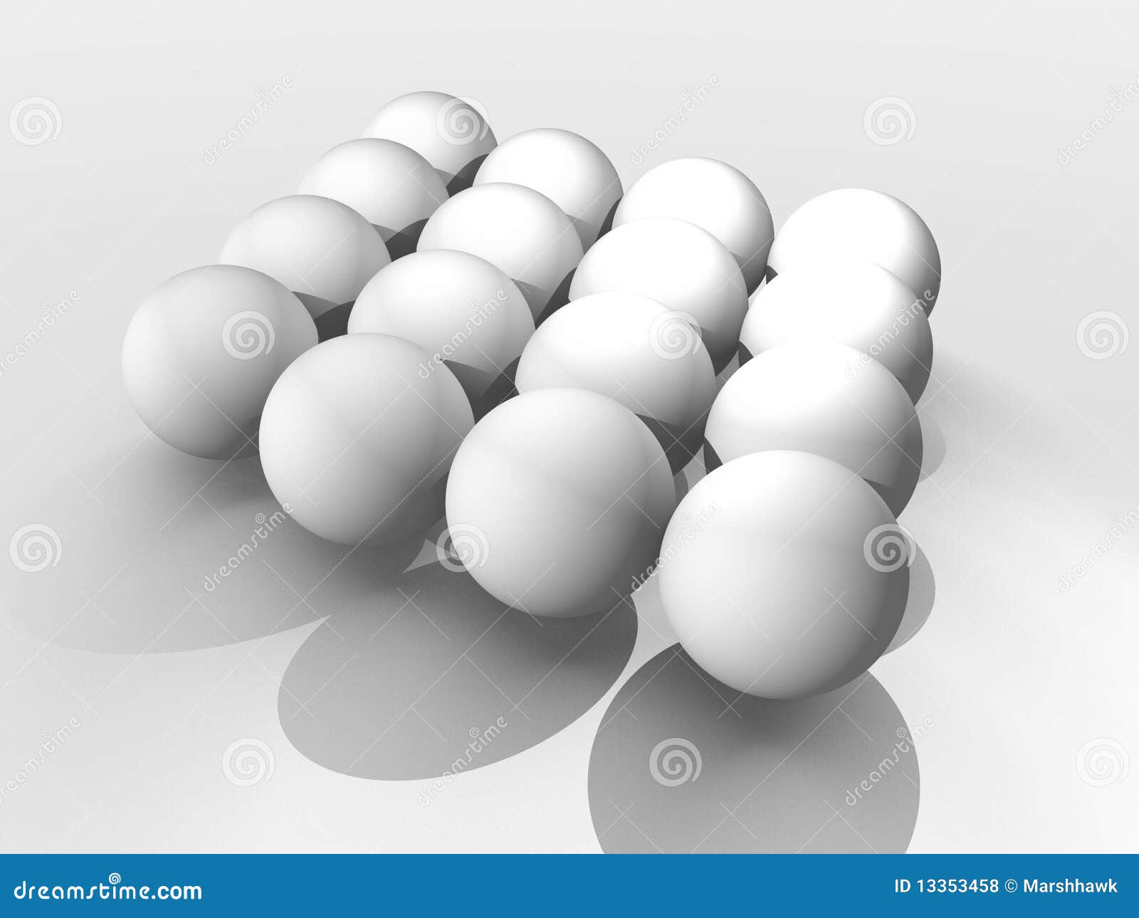 Three dimensional spheres stock illustration. Illustration of spherical ...