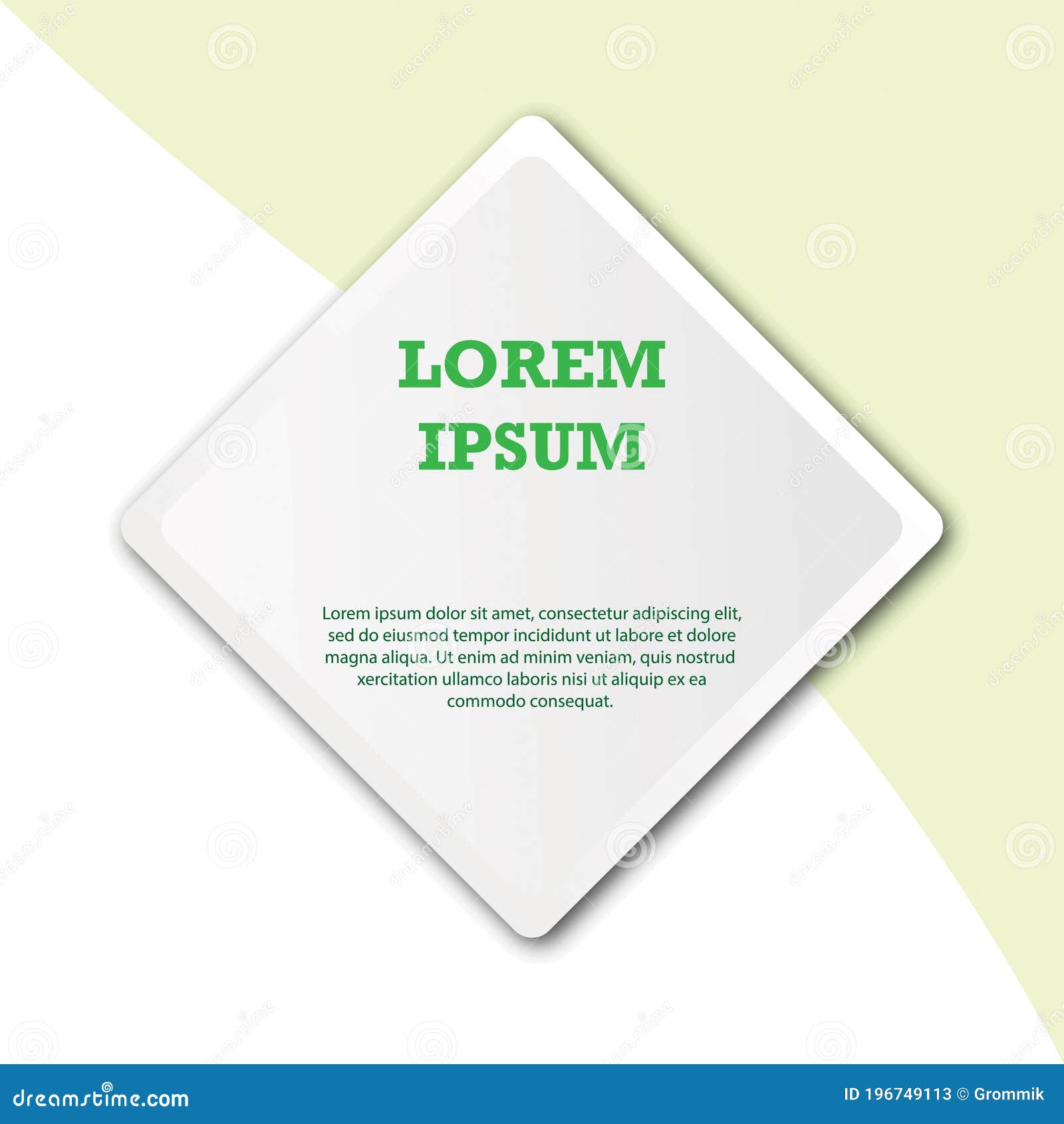 Three-dimensional Square, Template for Infographics, and Theme Design ...