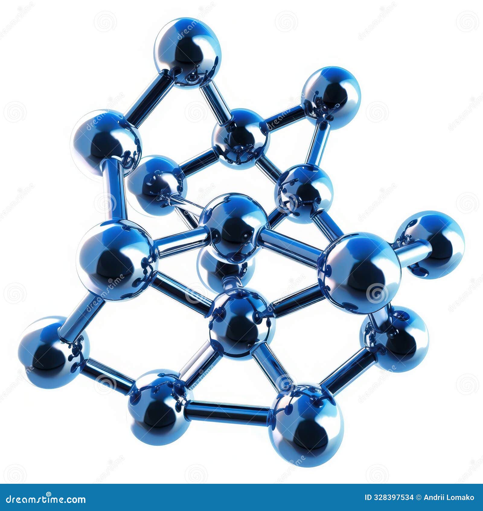 Three-Dimensional Structure of Metallic Atoms Forming Complex Network ...