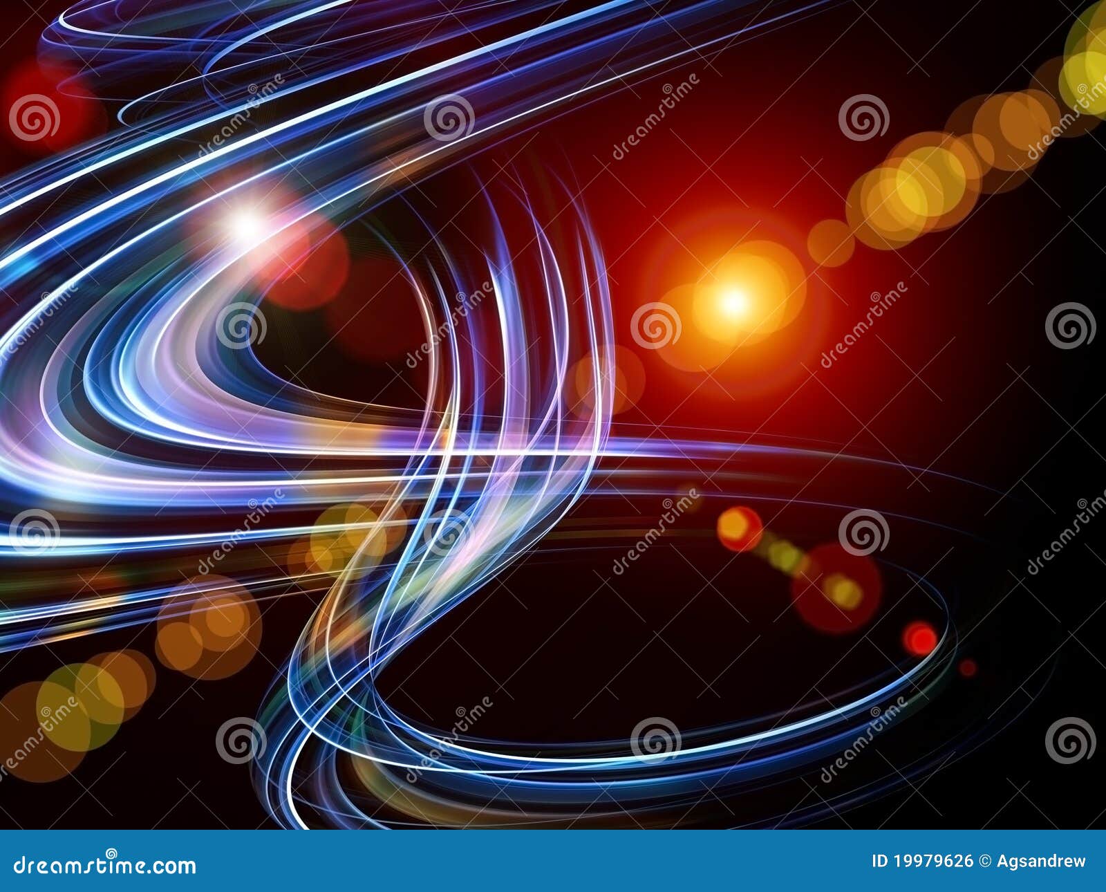 Three Dimensional Swirl Abstract Stock Illustration - Illustration of ...